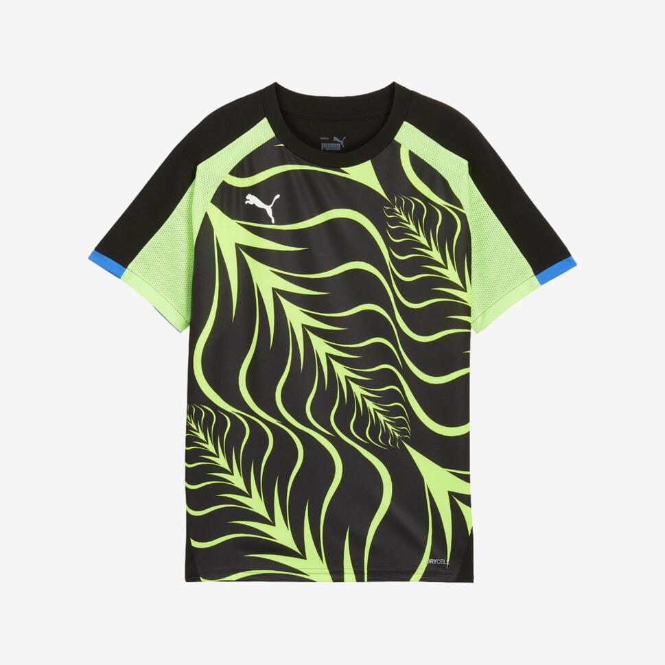 Kids' Football Shirt Individual Liga - Black/Yellow PUMA | Decathlon