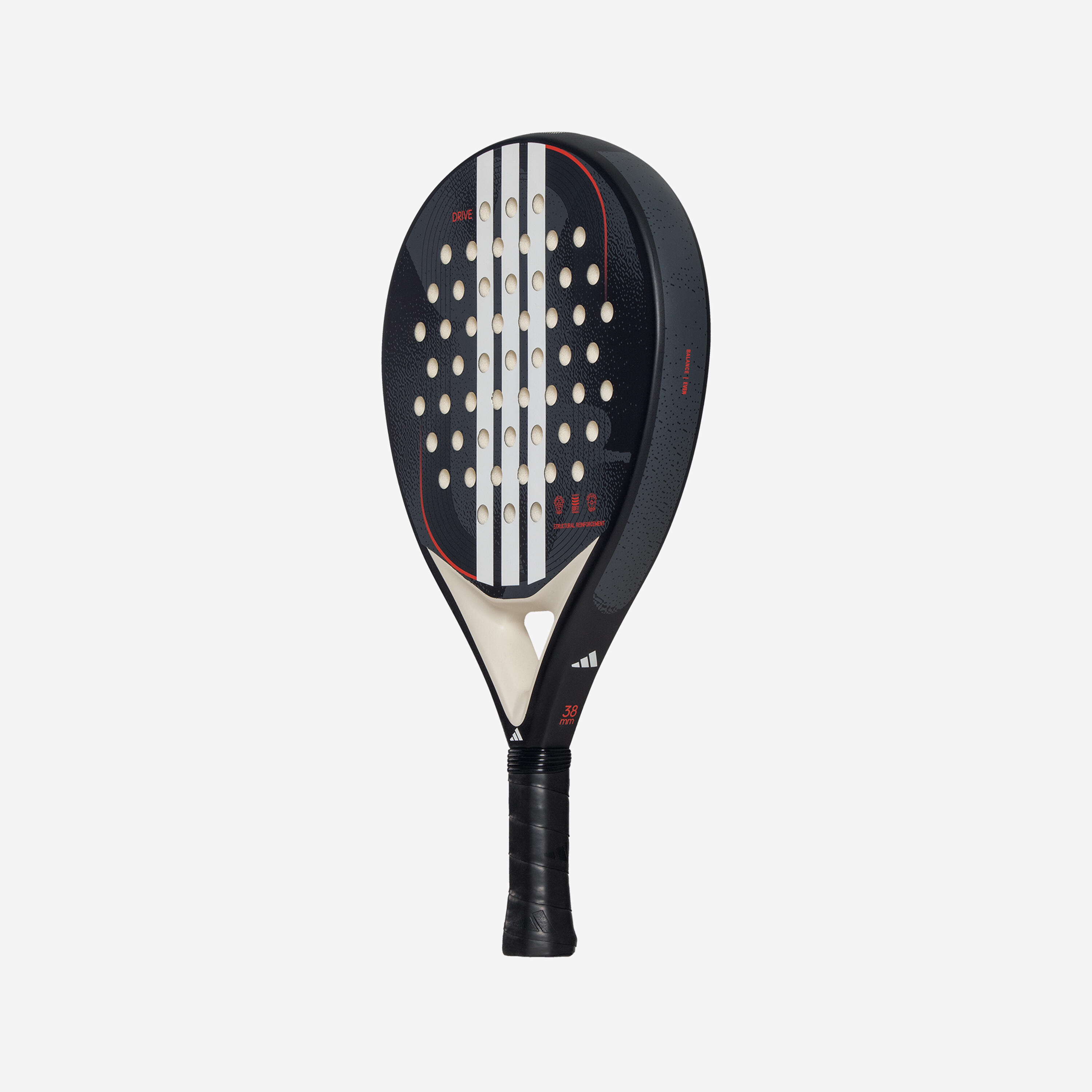 Adult Padel Racket Drive 3.4 - Black - Decathlon