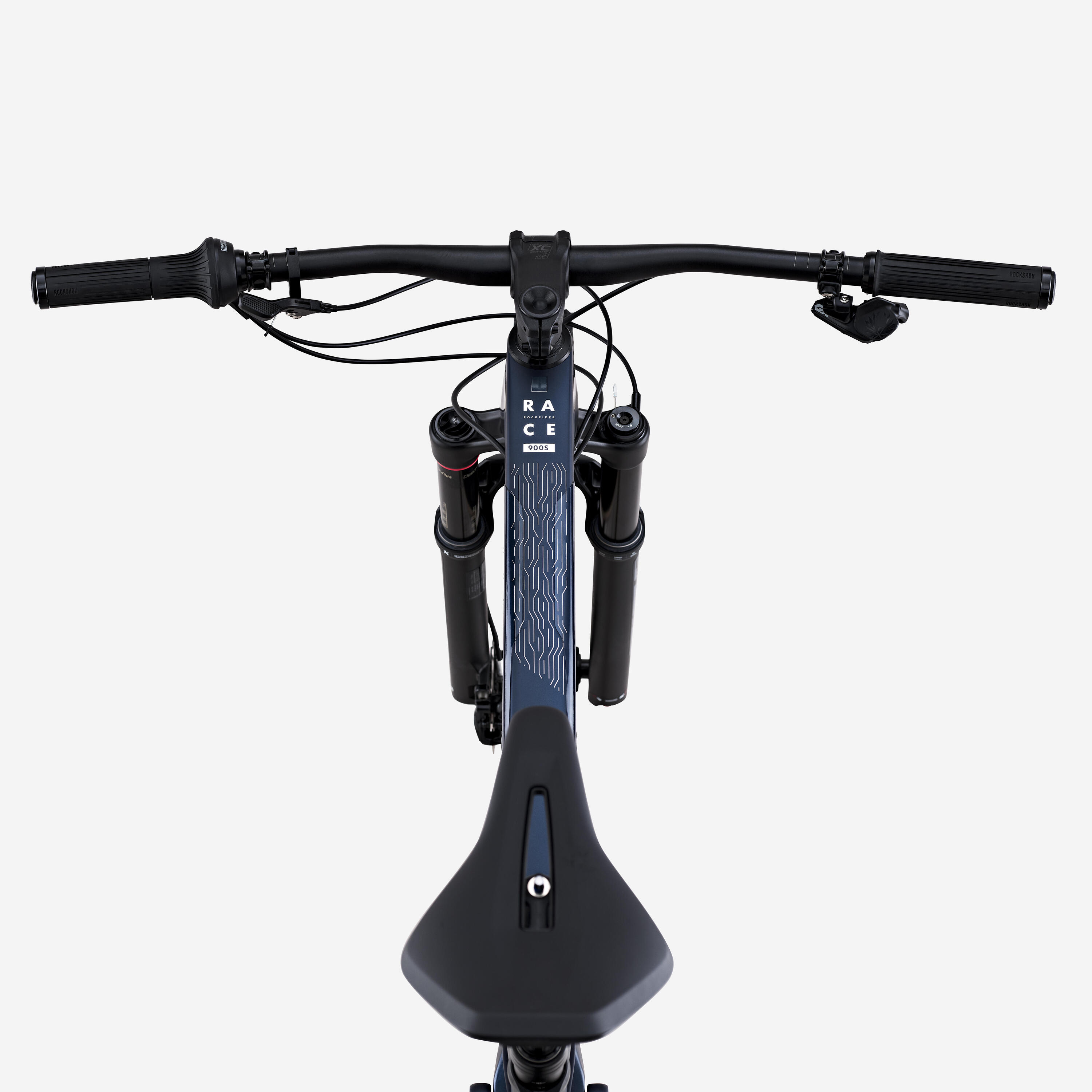 Mountain Bike XC crosscountry Race 900S Full Carbon Frame-AXS Carbon Wheels-Blue ROCKRIDER ...