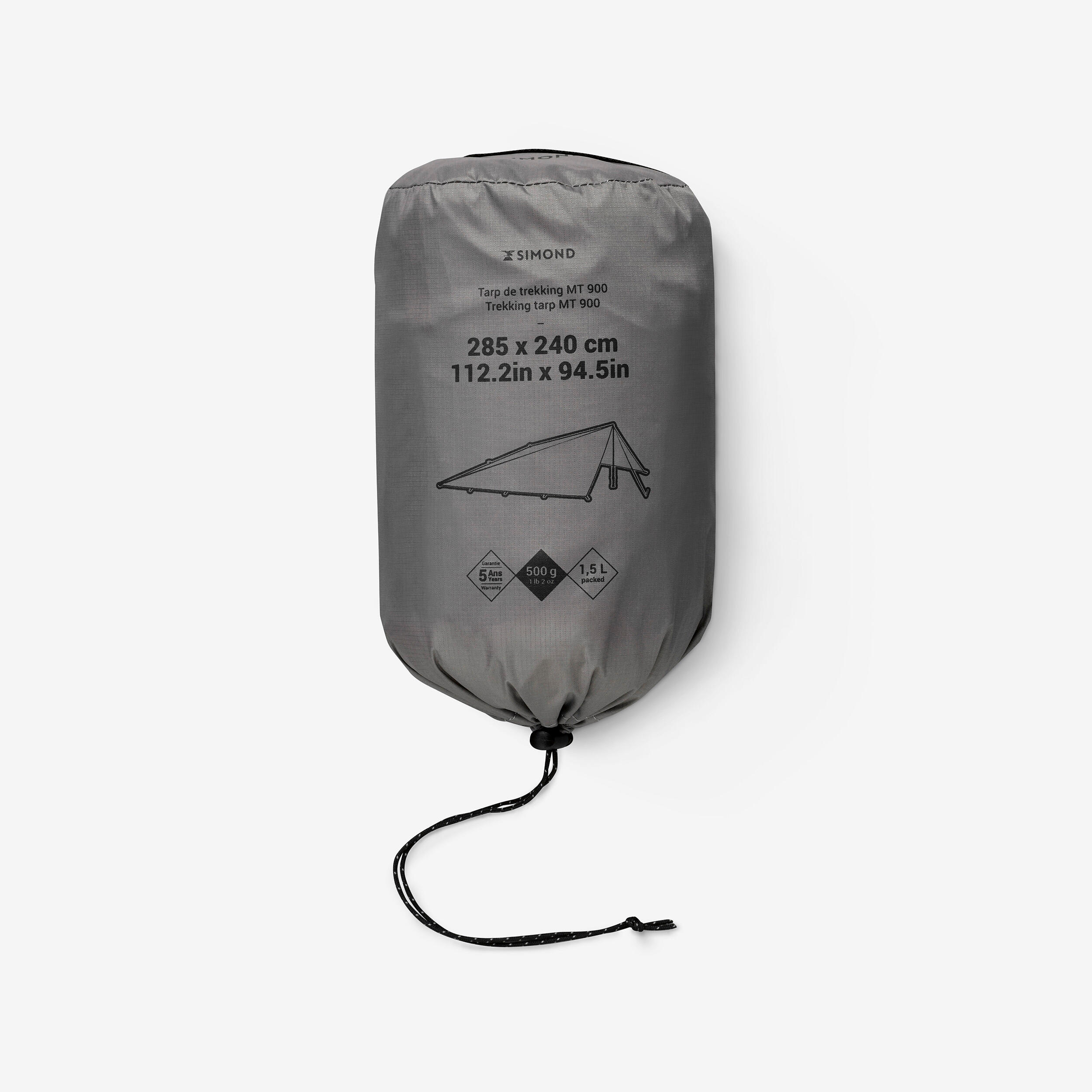Tarp Trekking MT900 1-2 Plätze - Decathlon