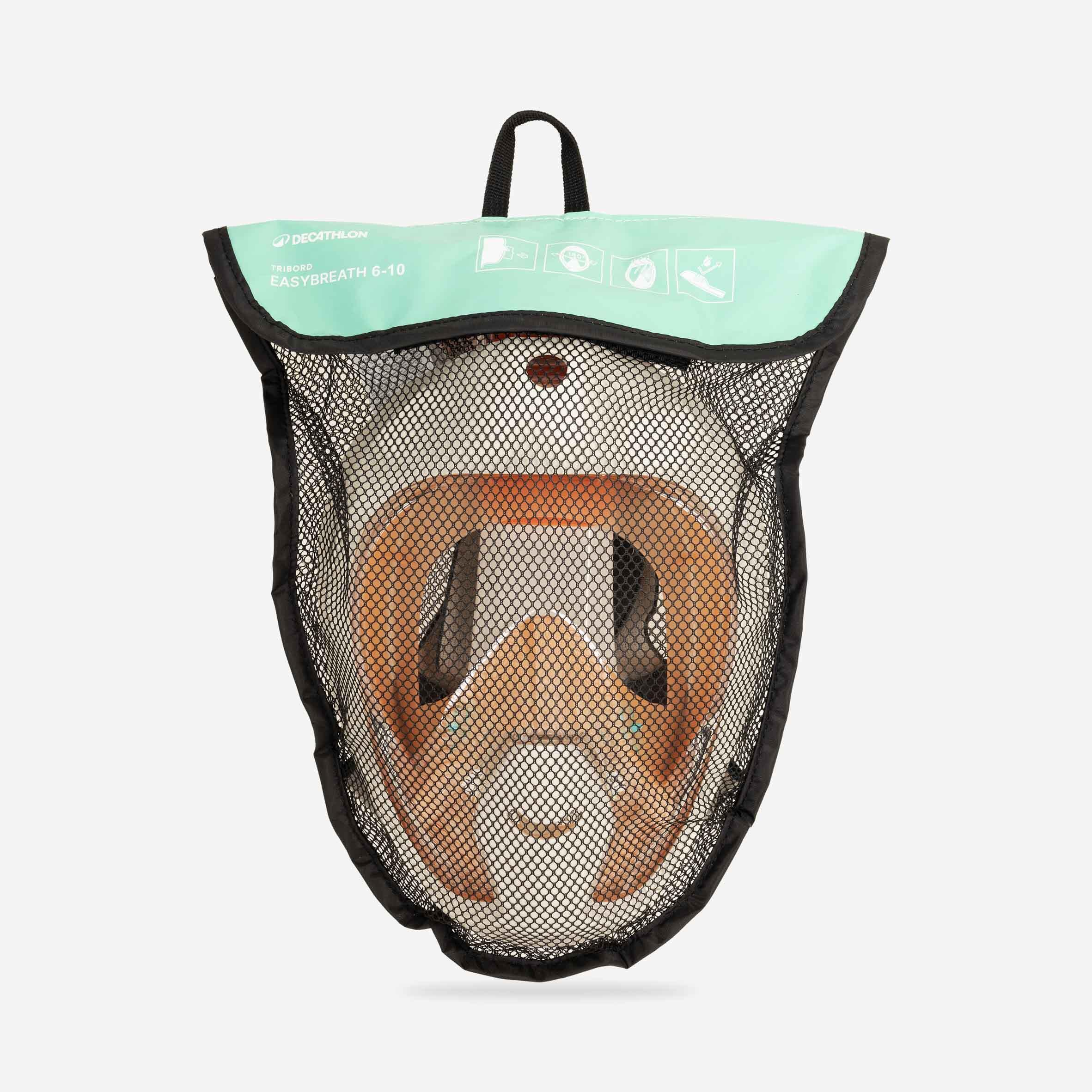 Kids’ Easybreath surface mask XS (ages 6-10) - WITH BAG - Beige and ...