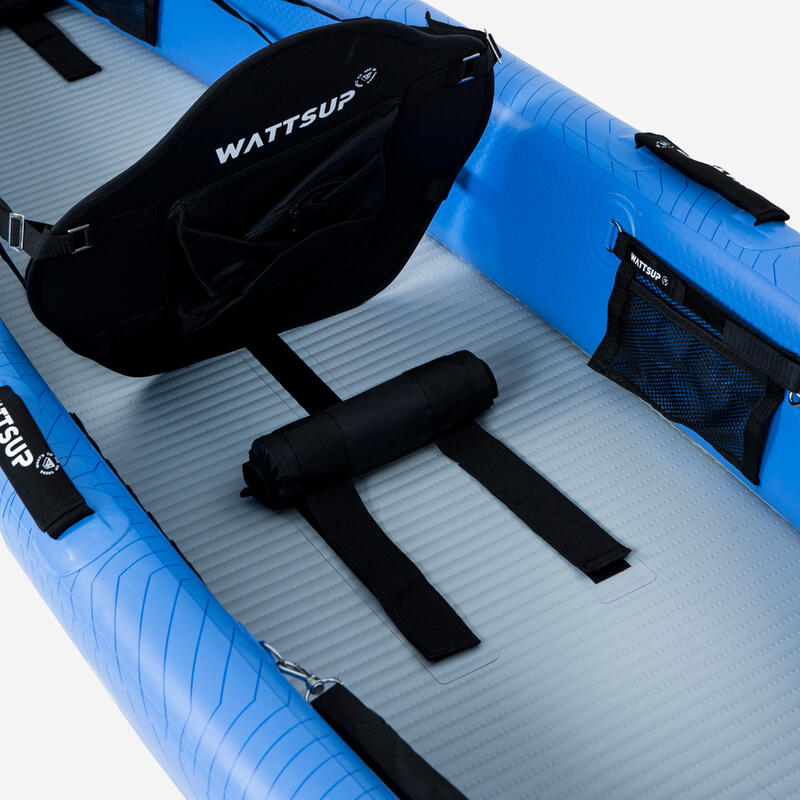 WATTSUP - SET CAIAC BELUGA DROPSTITCH 2 persoane PERFORMANȚĂ | Decathlon