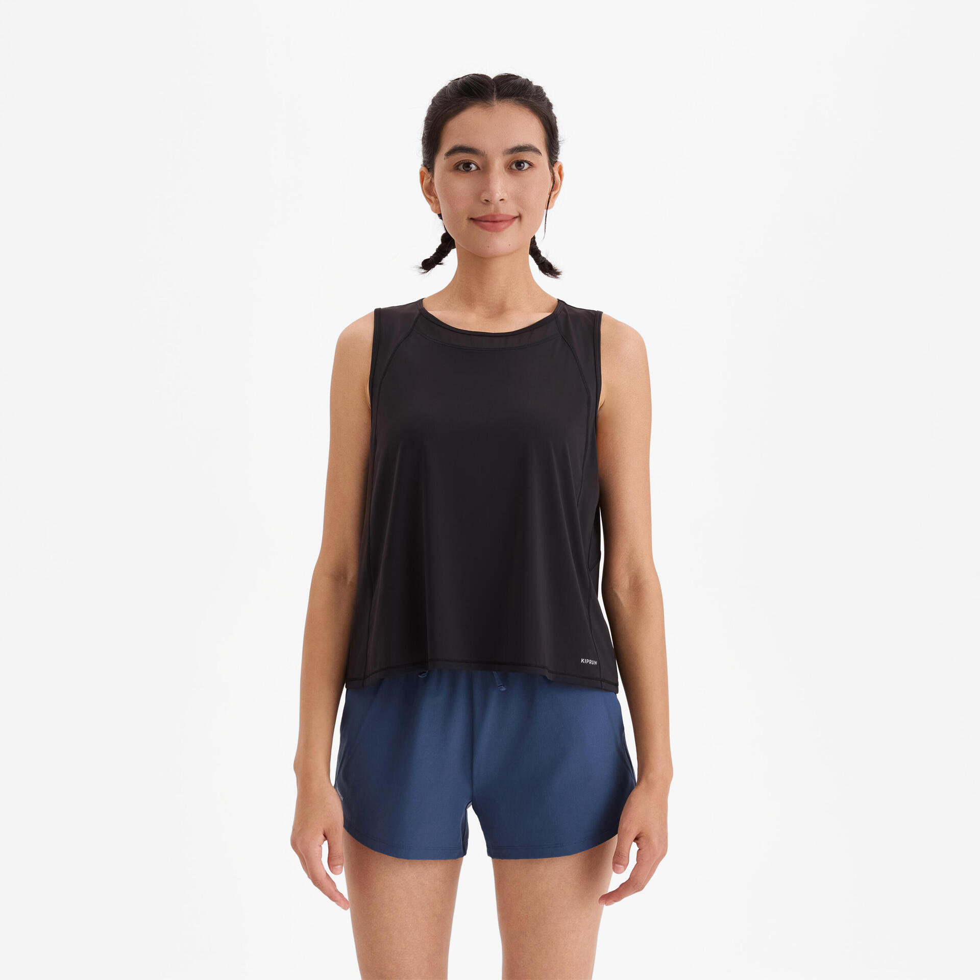 Women's Running Shorts Run 500 Dry - Dark Blue