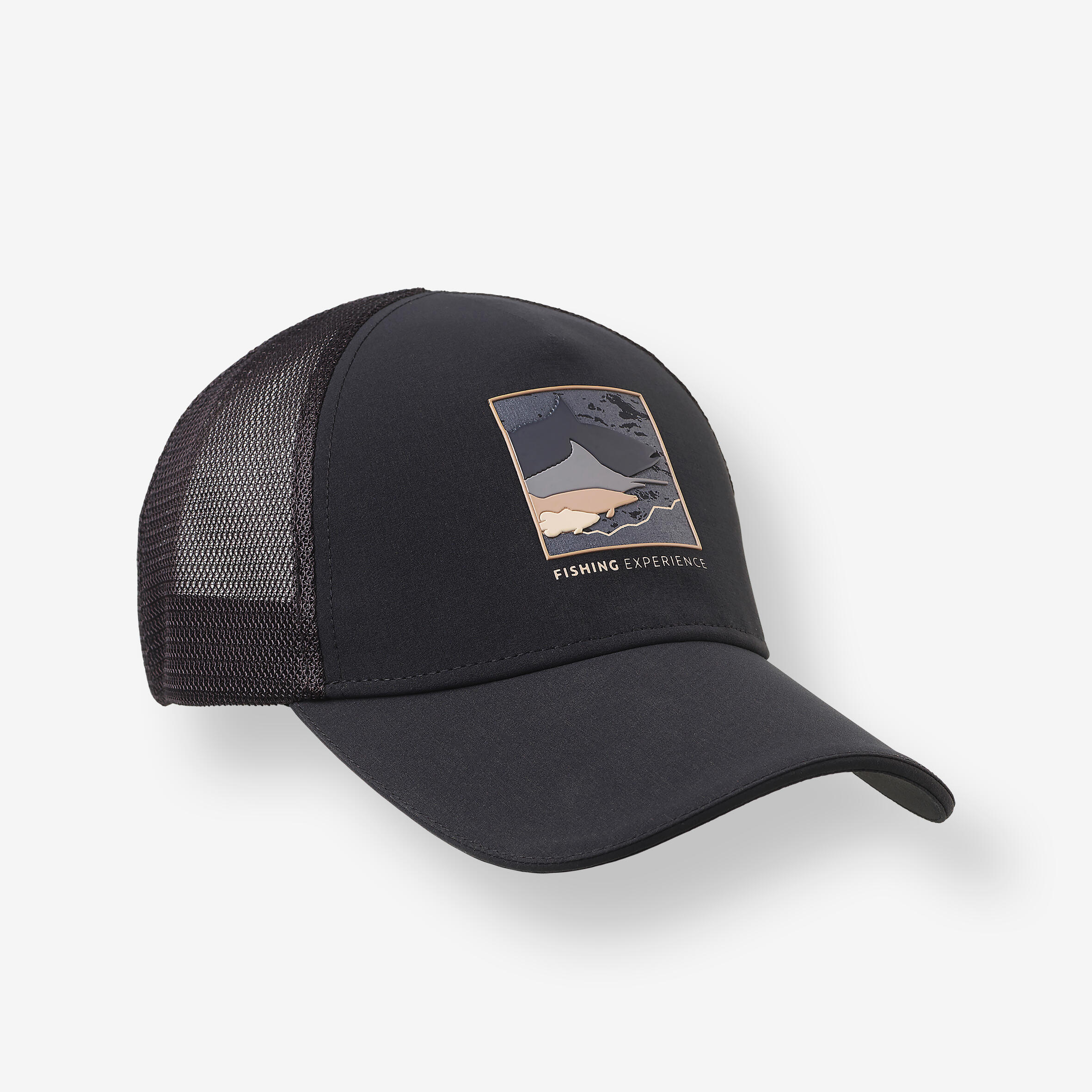 Waterproof Fishing Cap - 900 Black - smoked black, smoked black ...