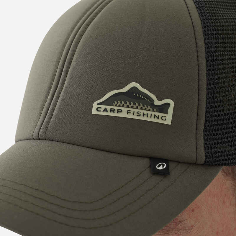 Fishing cap 500 Carp Khaki - Decathlon