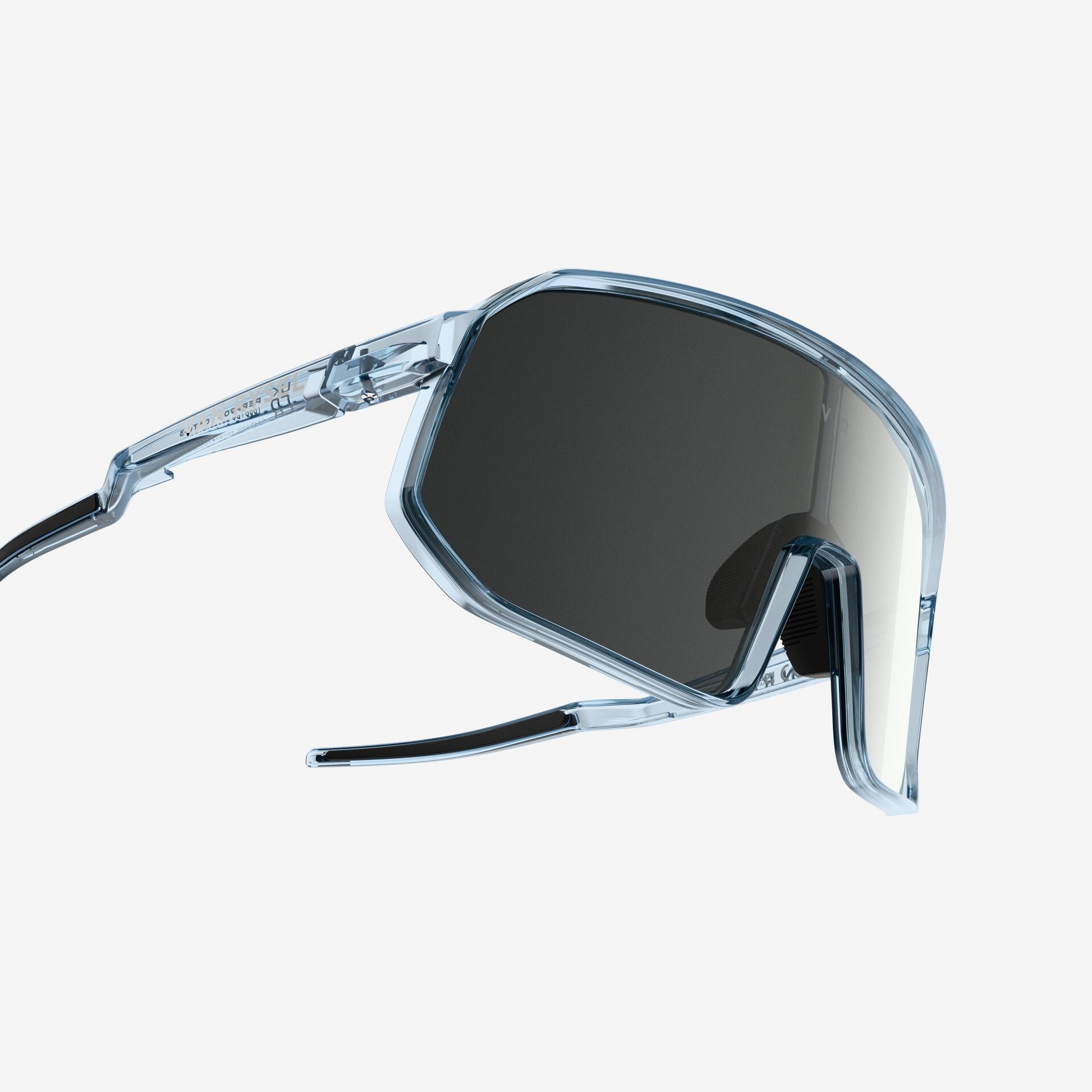 Adult Cycling Cat 3 Sunglasses RCR Perf 900 - Translucent Blue