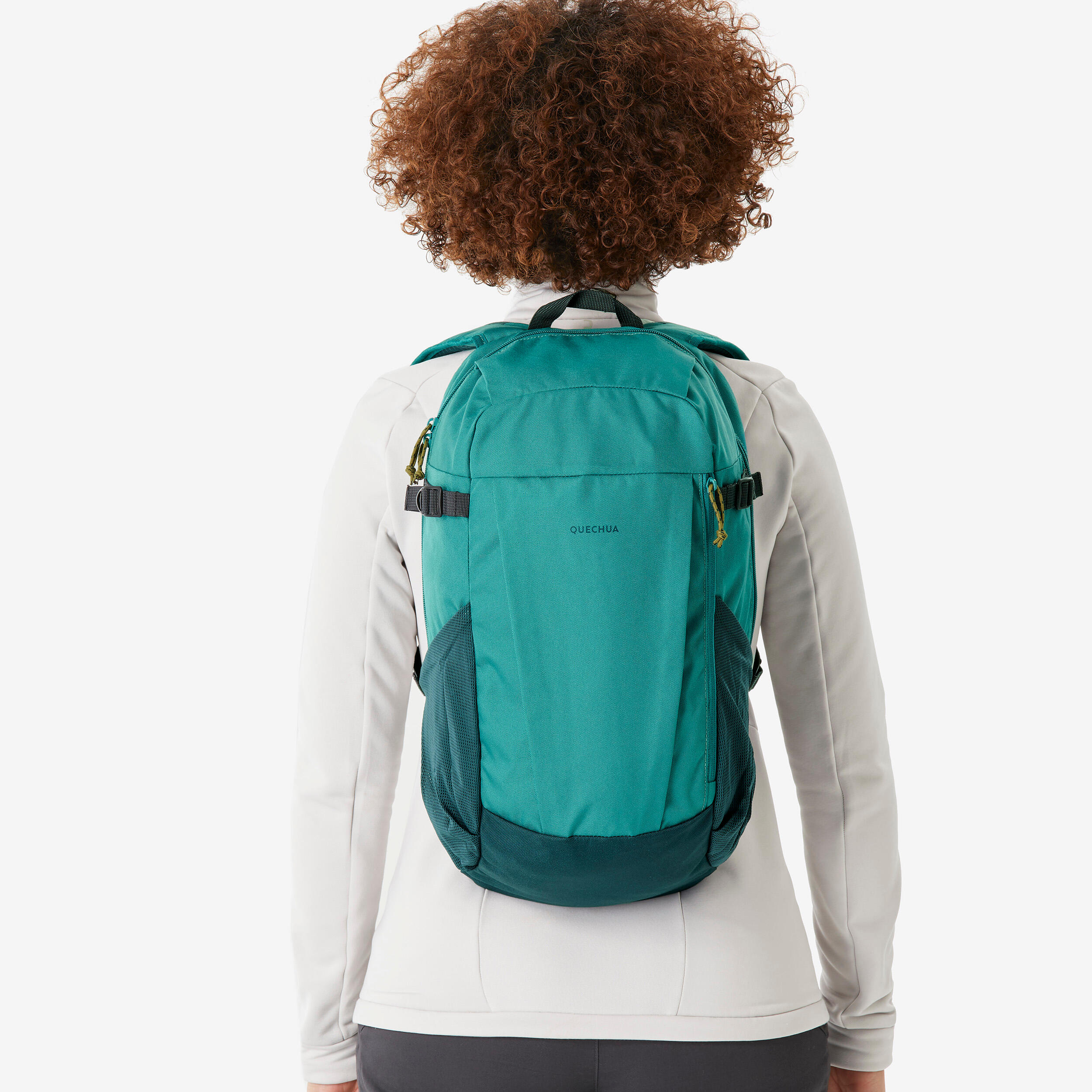 Morral de senderismo 20L - NH100 Arpenaz verde cedro - Decathlon