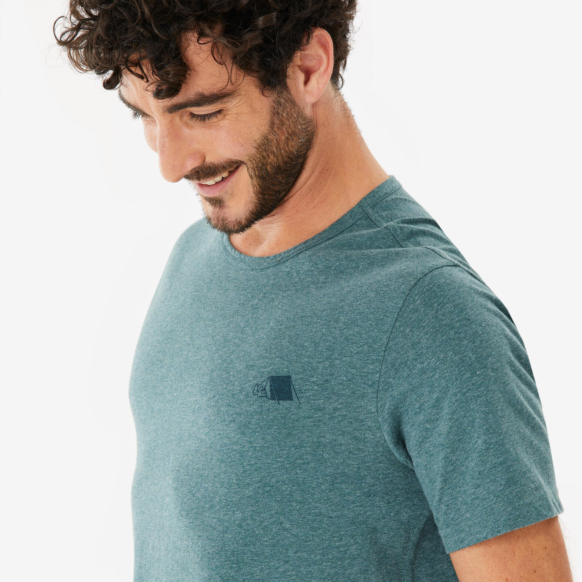 M T-SHIRT NH100 - BLUE