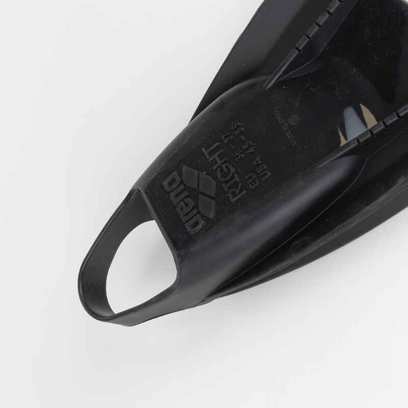 Silicone swimming fins - Arena Powerfin Pro II black - Decathlon