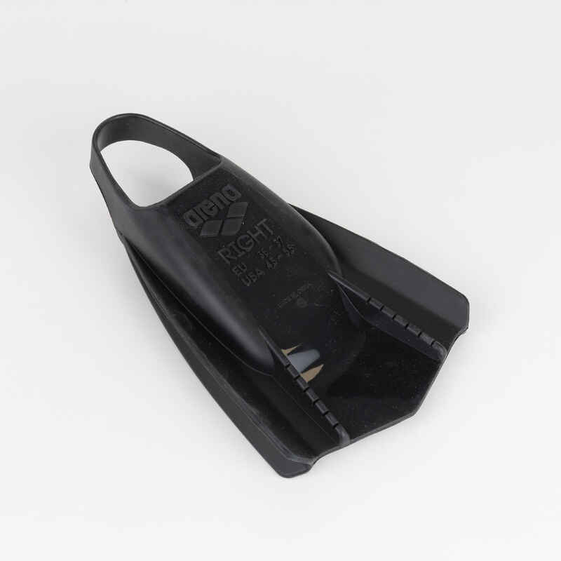 Silicone swimming fins - Arena Powerfin Pro II black - Decathlon