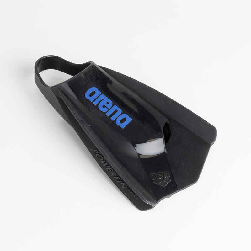 Silicone swimming fins - Arena Powerfin Pro II black - Decathlon