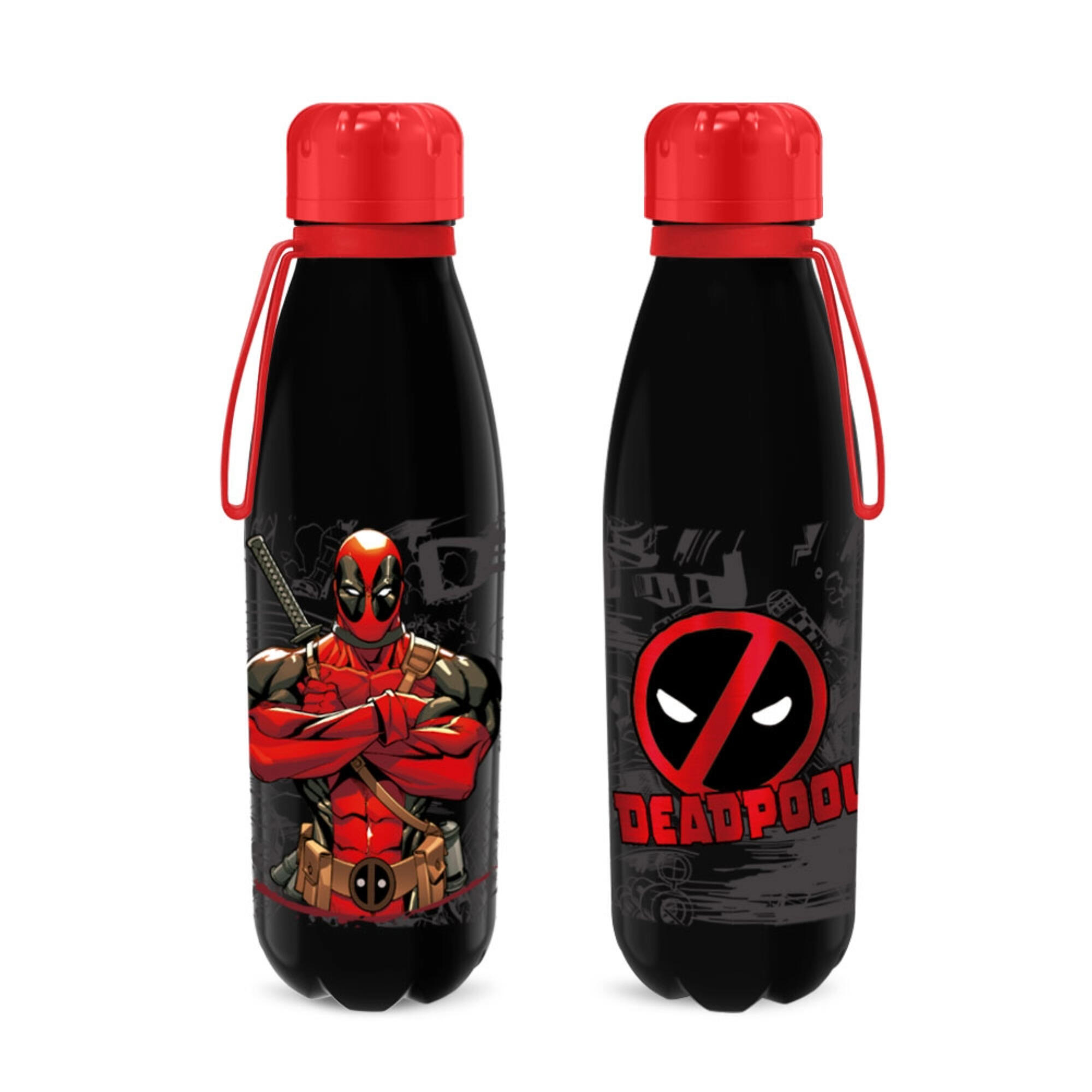 Termo para senderismo de 20 Onz Deadpool Wantu negro
