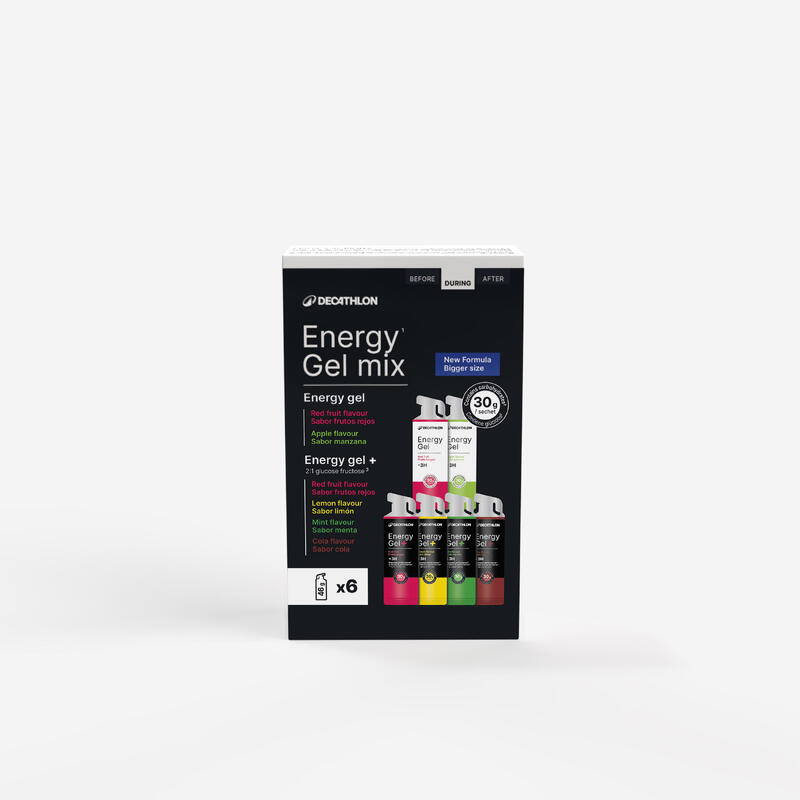 Mix de gels énergétiques, Energy Gel et Energy Gel + x6 - Decathlon
