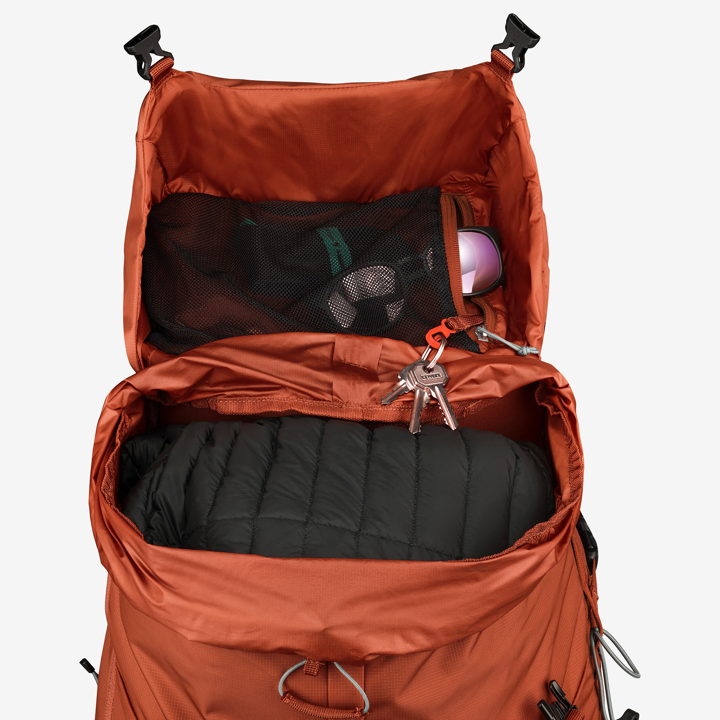 Hiking Backpack 38 L, MH 500 - Copper brown - Quechua - Decathlon