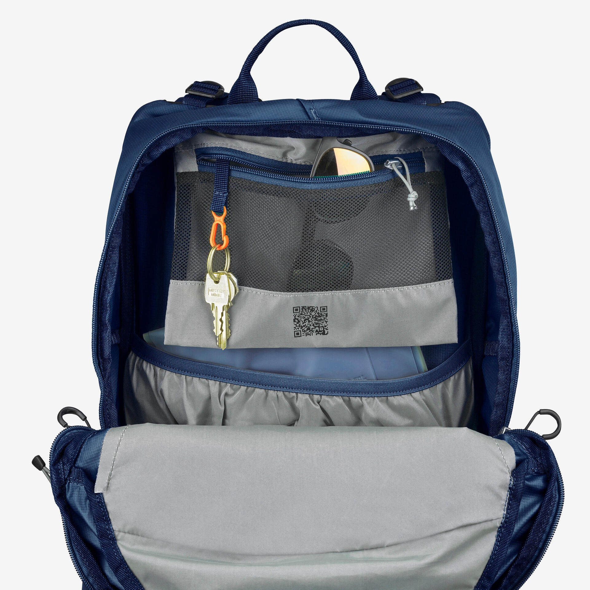 25 L Ventilated Hiking Backpack, MH500 - Blue