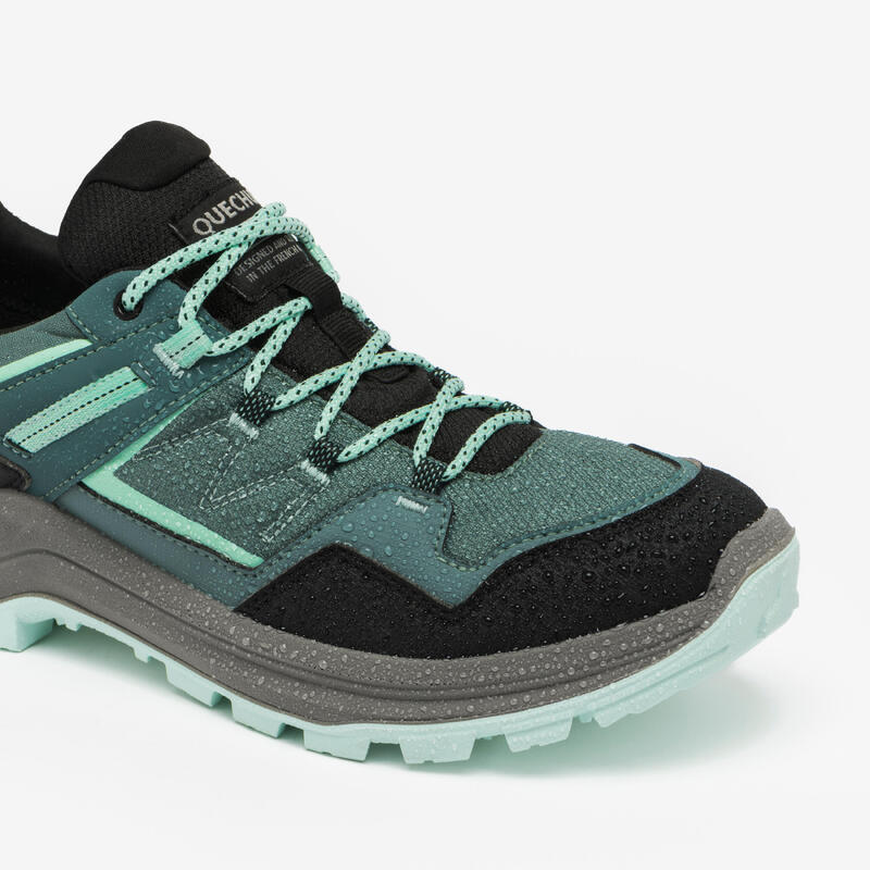 QUECHUA Waterdichte wandelschoenen voor dames MH100 groen | Decathlon