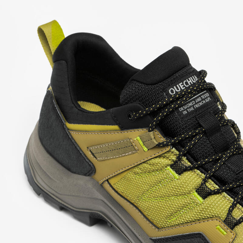 QUECHUA Waterdichte wandelschoenen voor heren MH100 groen | Decathlon