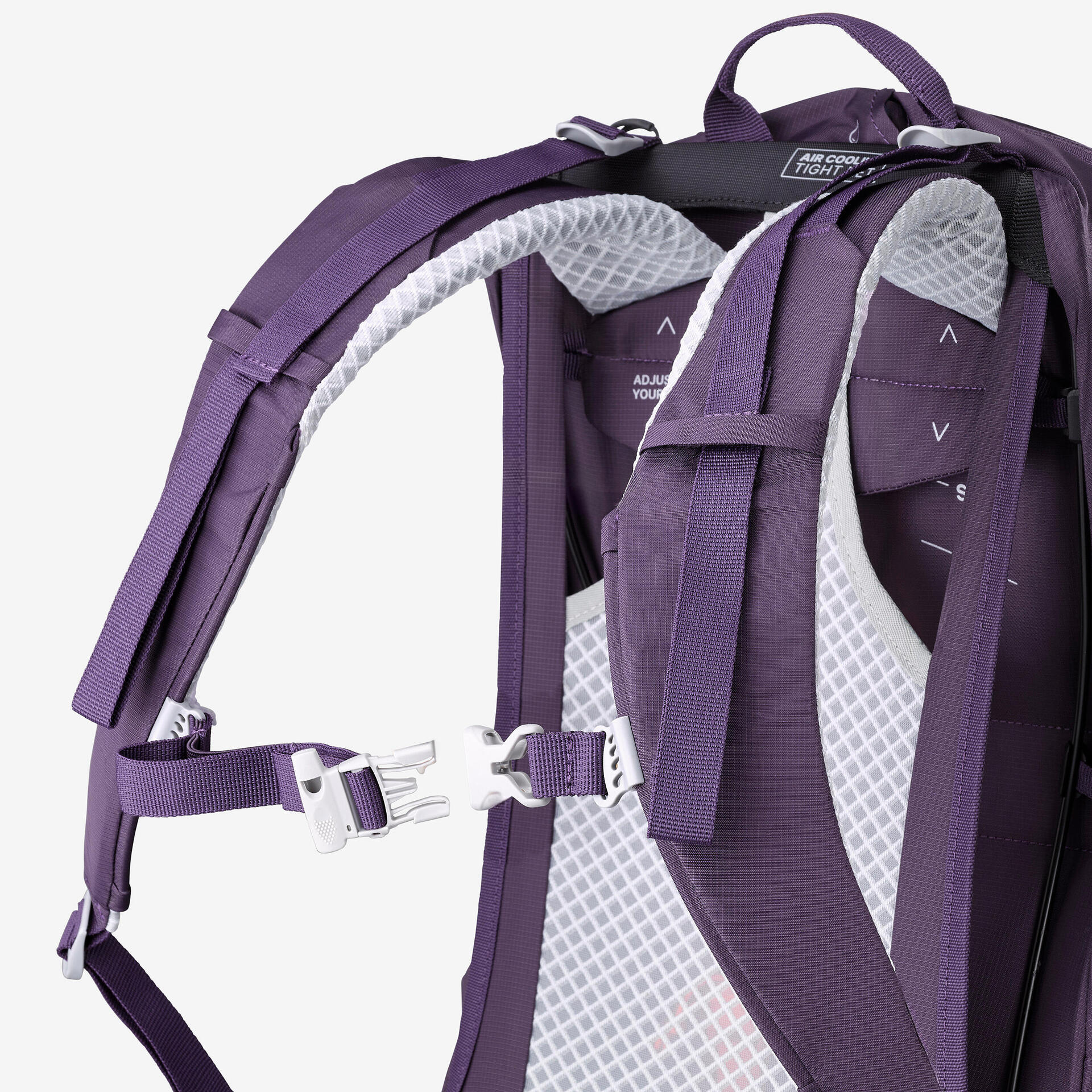 25 L Ventilated Hiking Backpack, MH500 - Purple