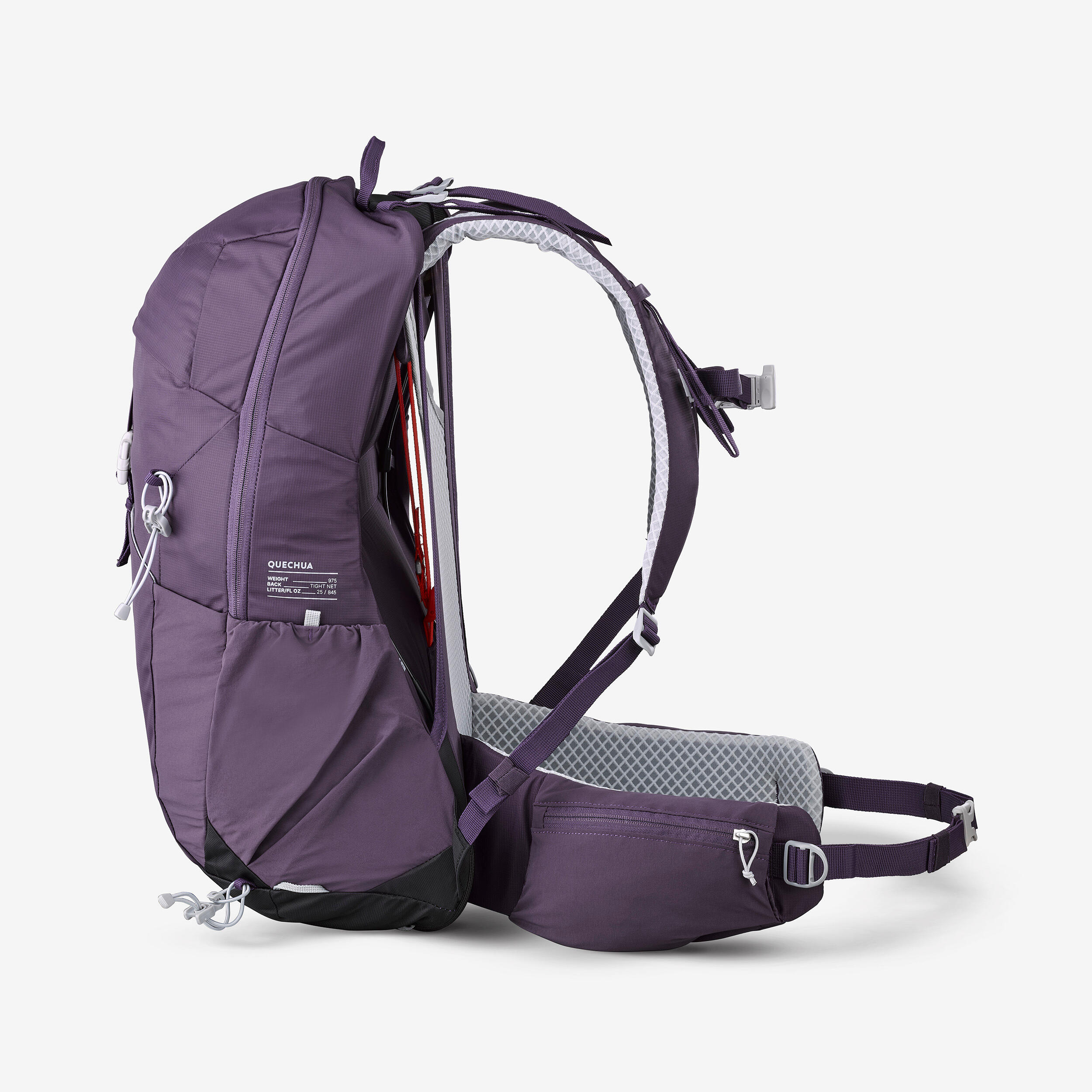 Hiking Backpack 25 L, MH 500 - Charcoal purple - Quechua - Decathlon
