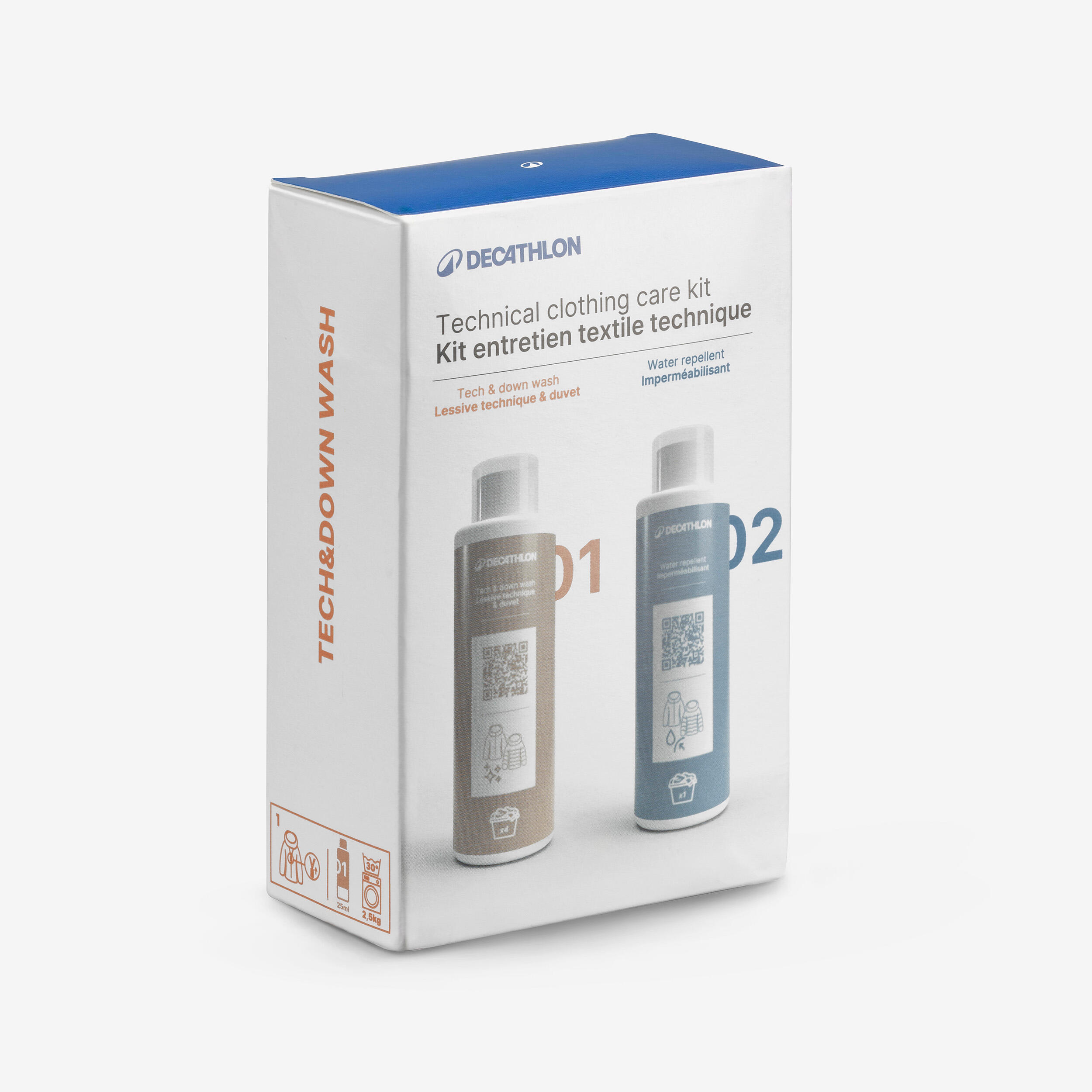 Washing and re-waterproofing care kit, 2 x 100 ml | Decathlon