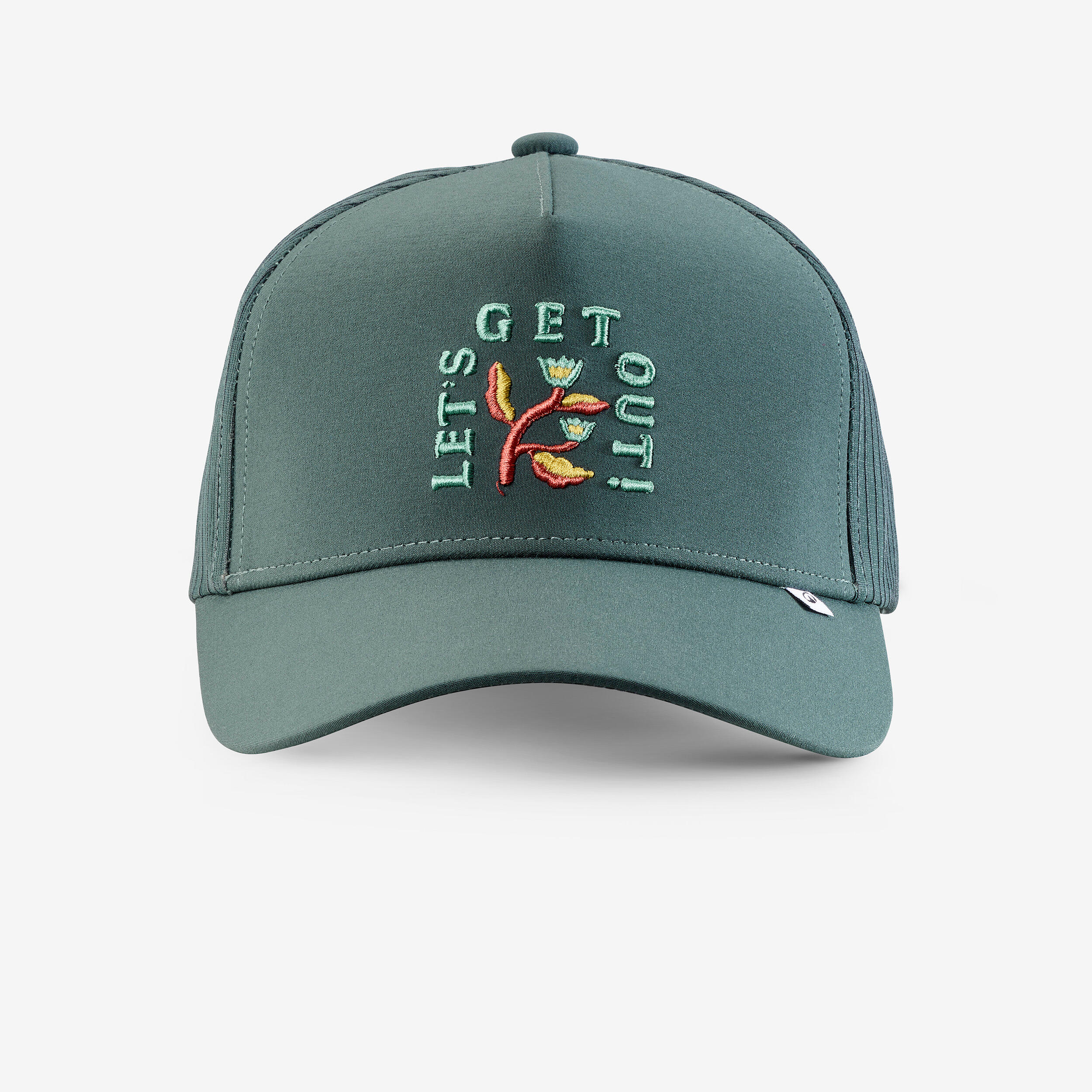 Trucker Cap - Travel 500 Dark Green - Dark grey green - Forclaz - Decathlon