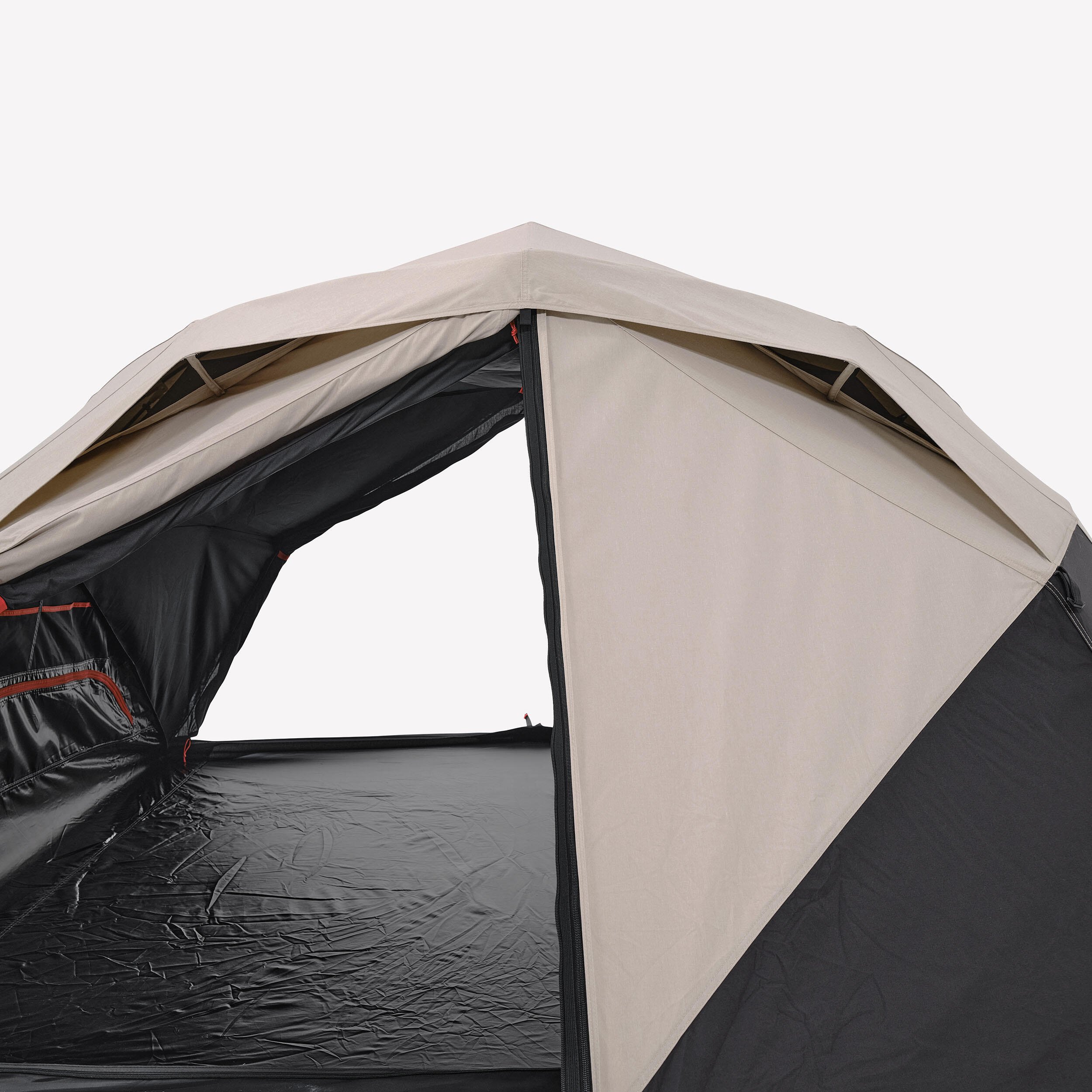 3-person polycotton camping tent, 2 Seconds Easy | Decathlon