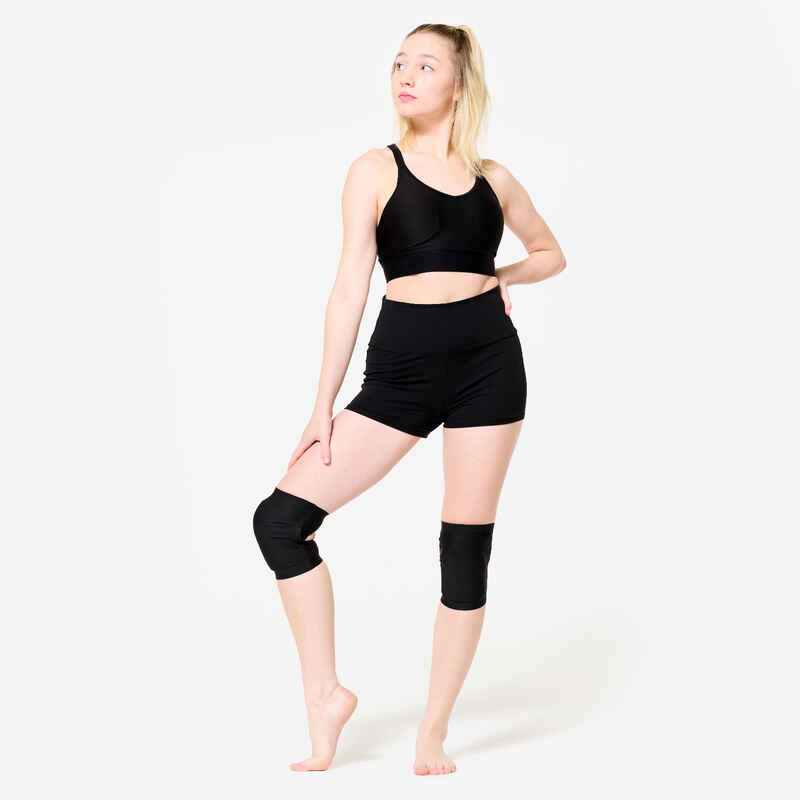 Rodilleras de danza de gel negro ahumado - Decathlon