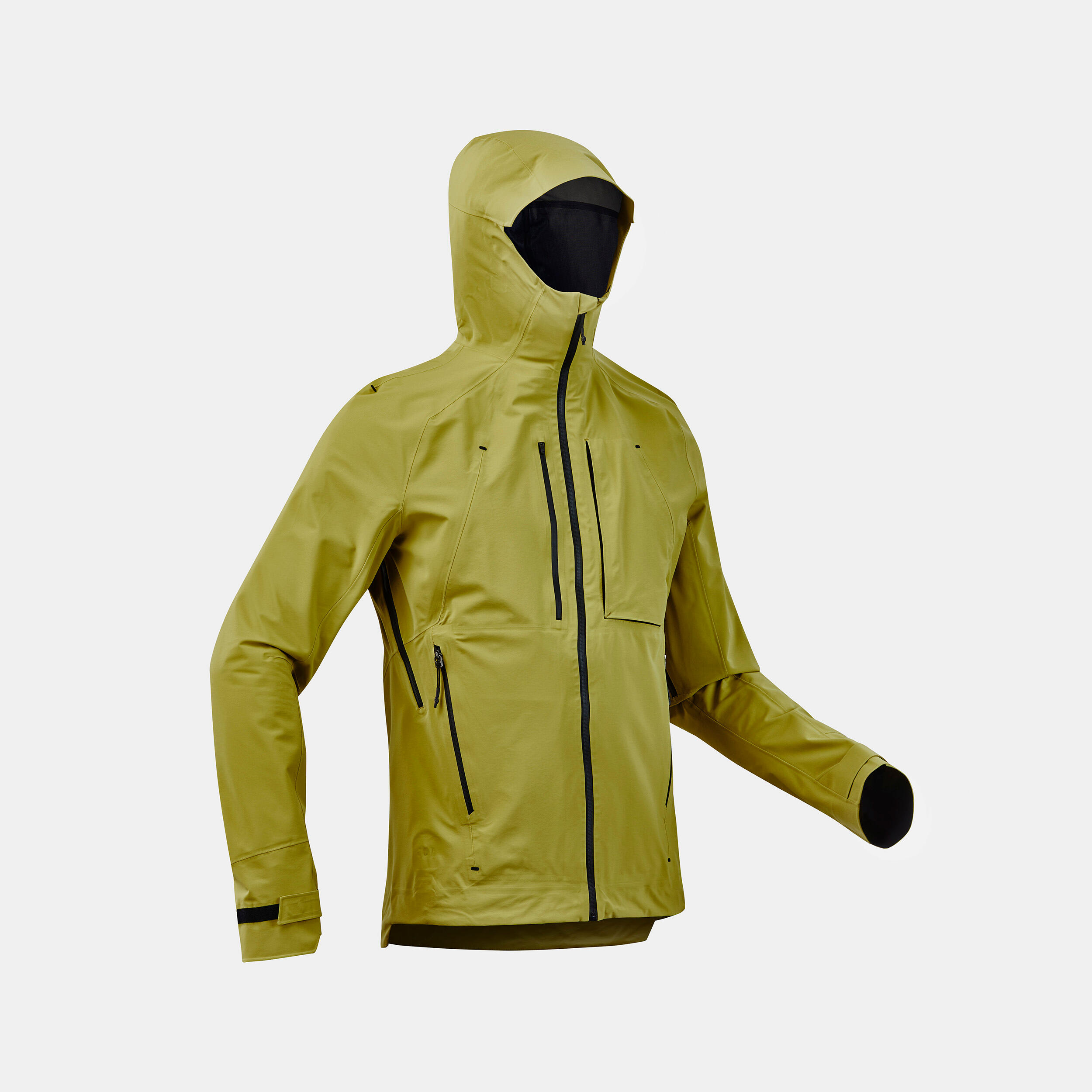 Chaqueta impermeable de montaña y trekking con capucha Hombre Quechua ...