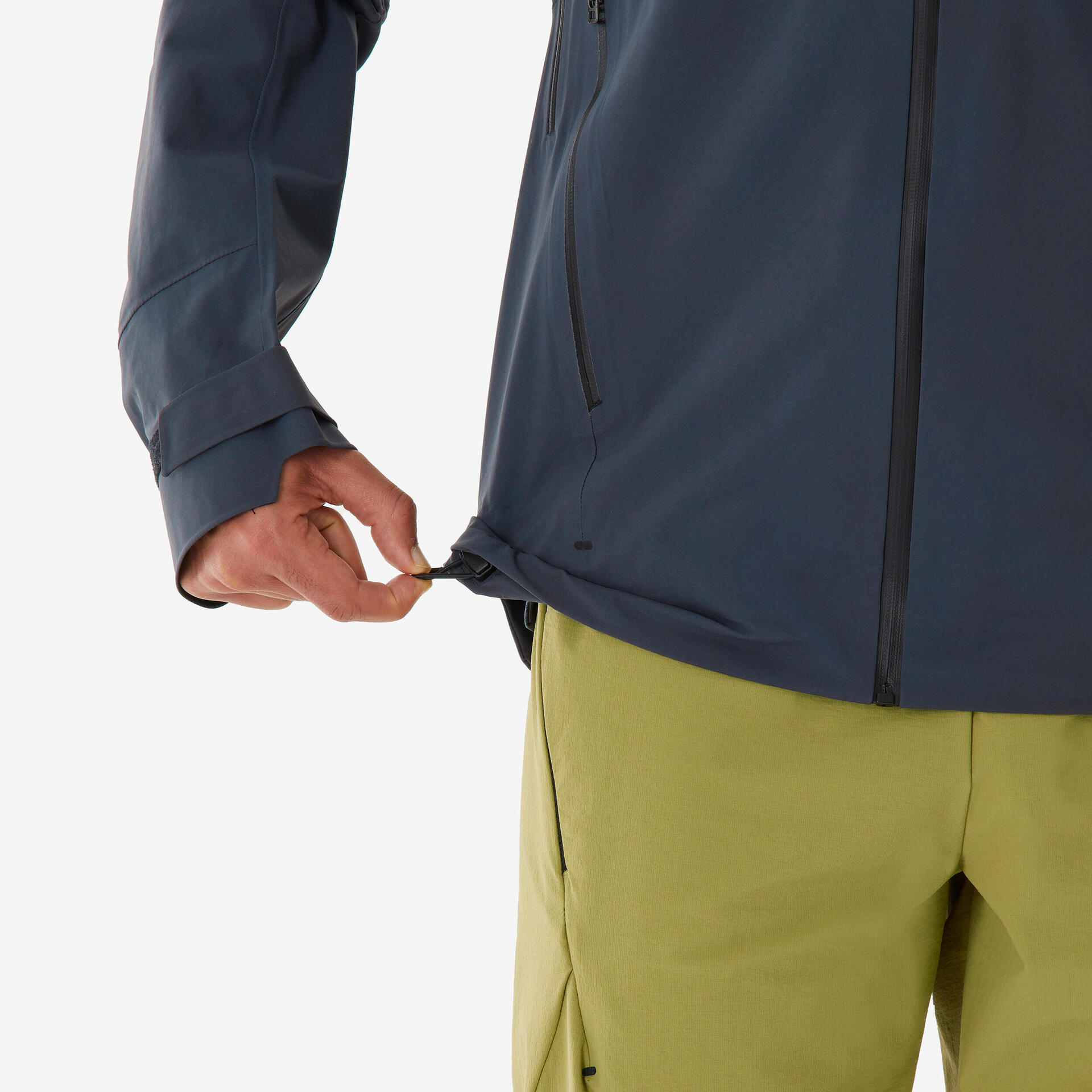 Men's Waterproof and Lightweight Hiking Jacket MH900-Grey