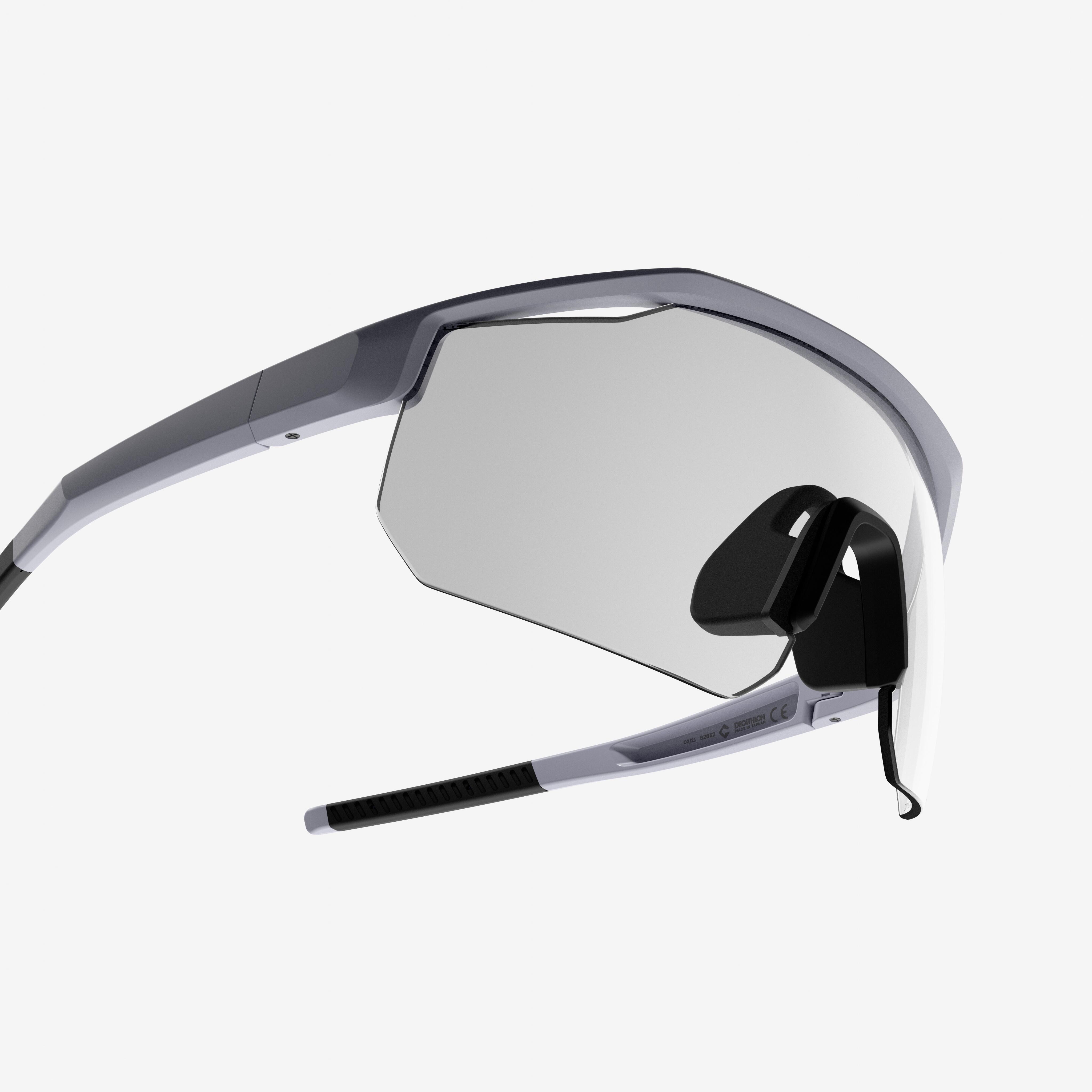 Cyklistické okuliare Perf 500 Light fotochromatické modré - Decathlon