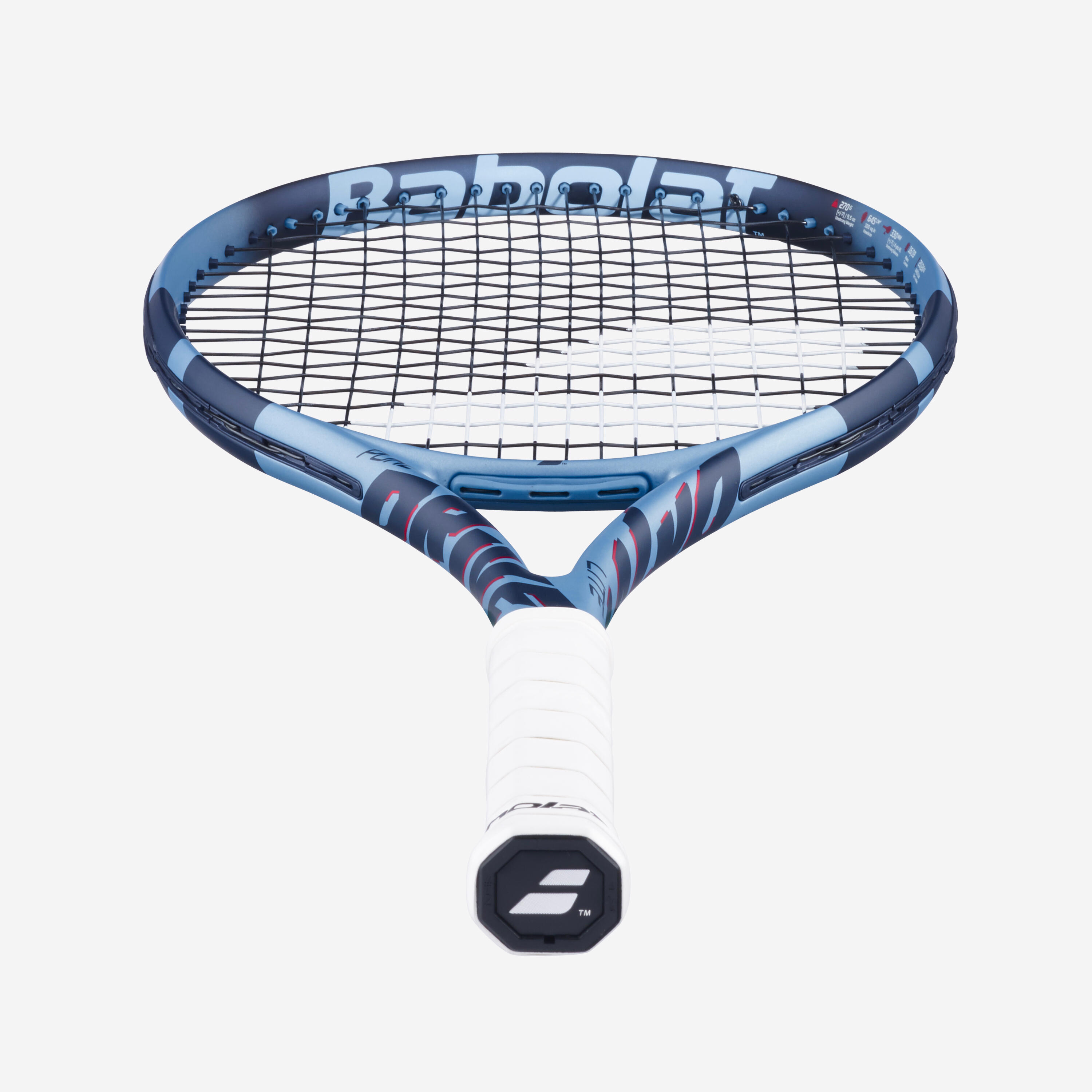 Adult Tennis Racket Pure Drive Lite 270 g - Light Blue | Decathlon