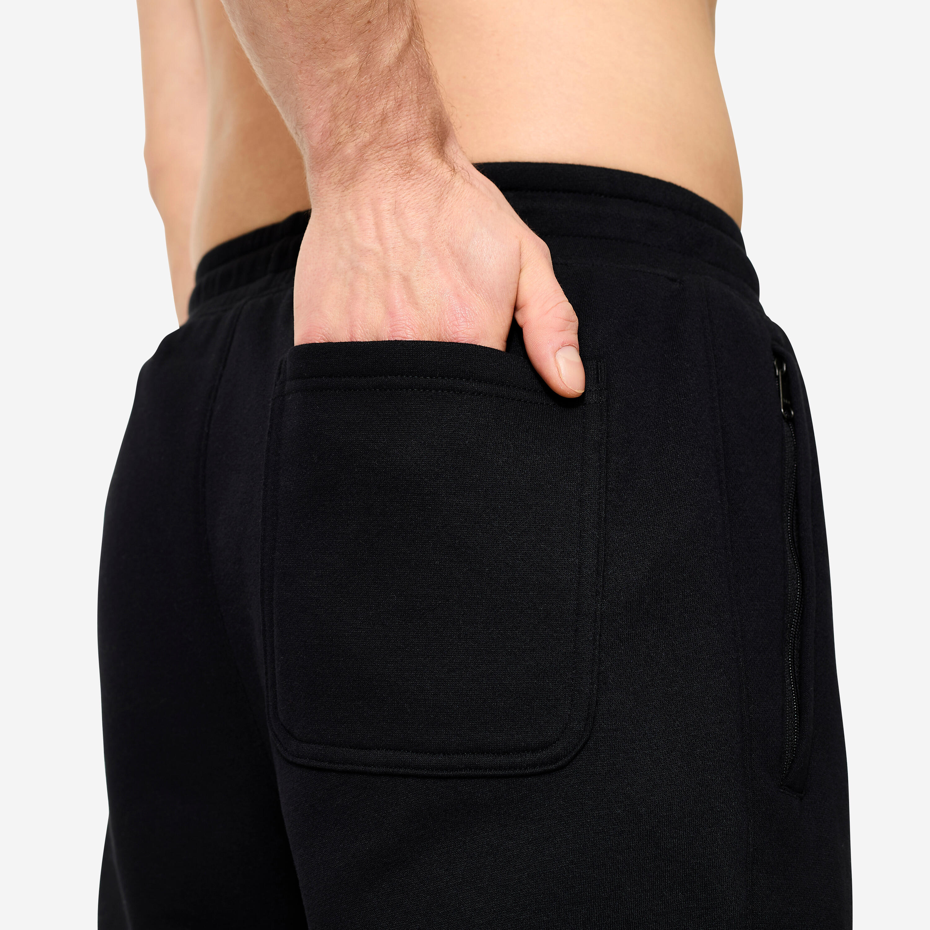 Calças Slim de Fitness Homem Preto DOMYOS | Decathlon