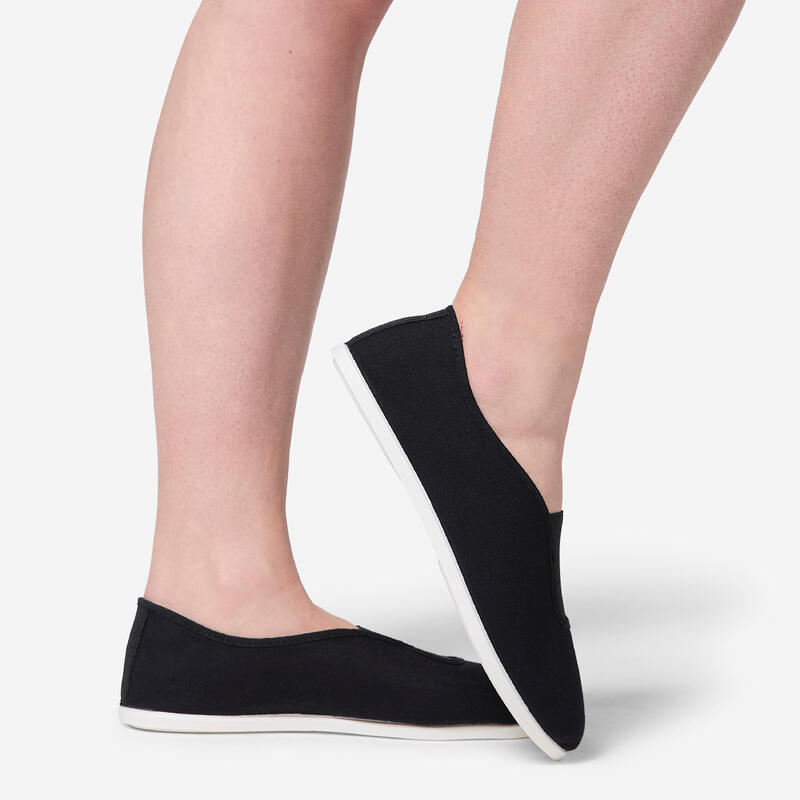 Sapatilhas de Educação Física em Tecido Criança Branco DOMYOS - Decathlon