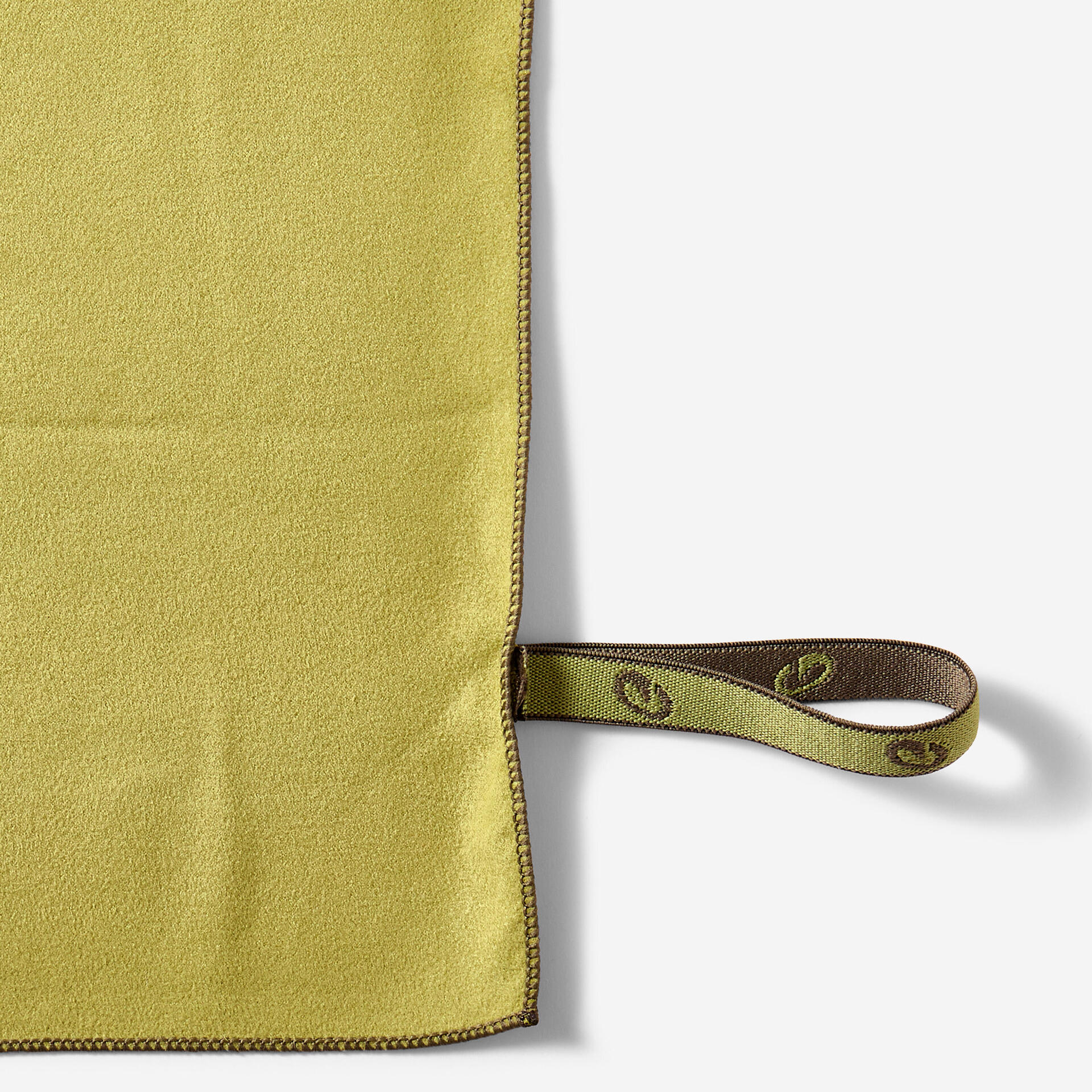 Microfibre towel ultra compact size M 60 x 80 cm - Olive