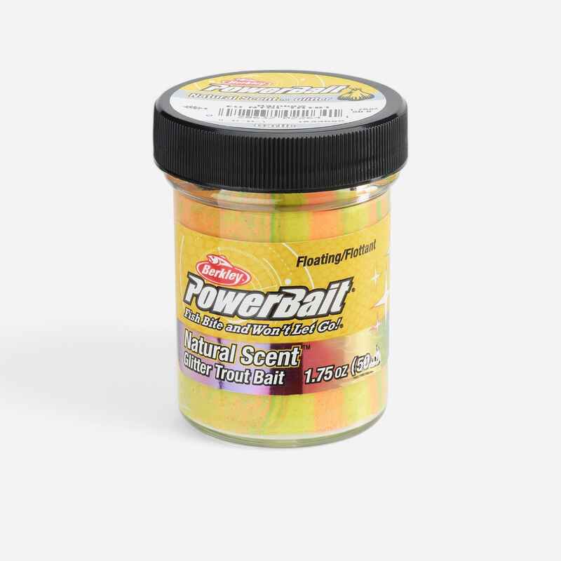 Trout fishing paste POWERBAIT GARLIC RAINBOW GLITTER - Decathlon