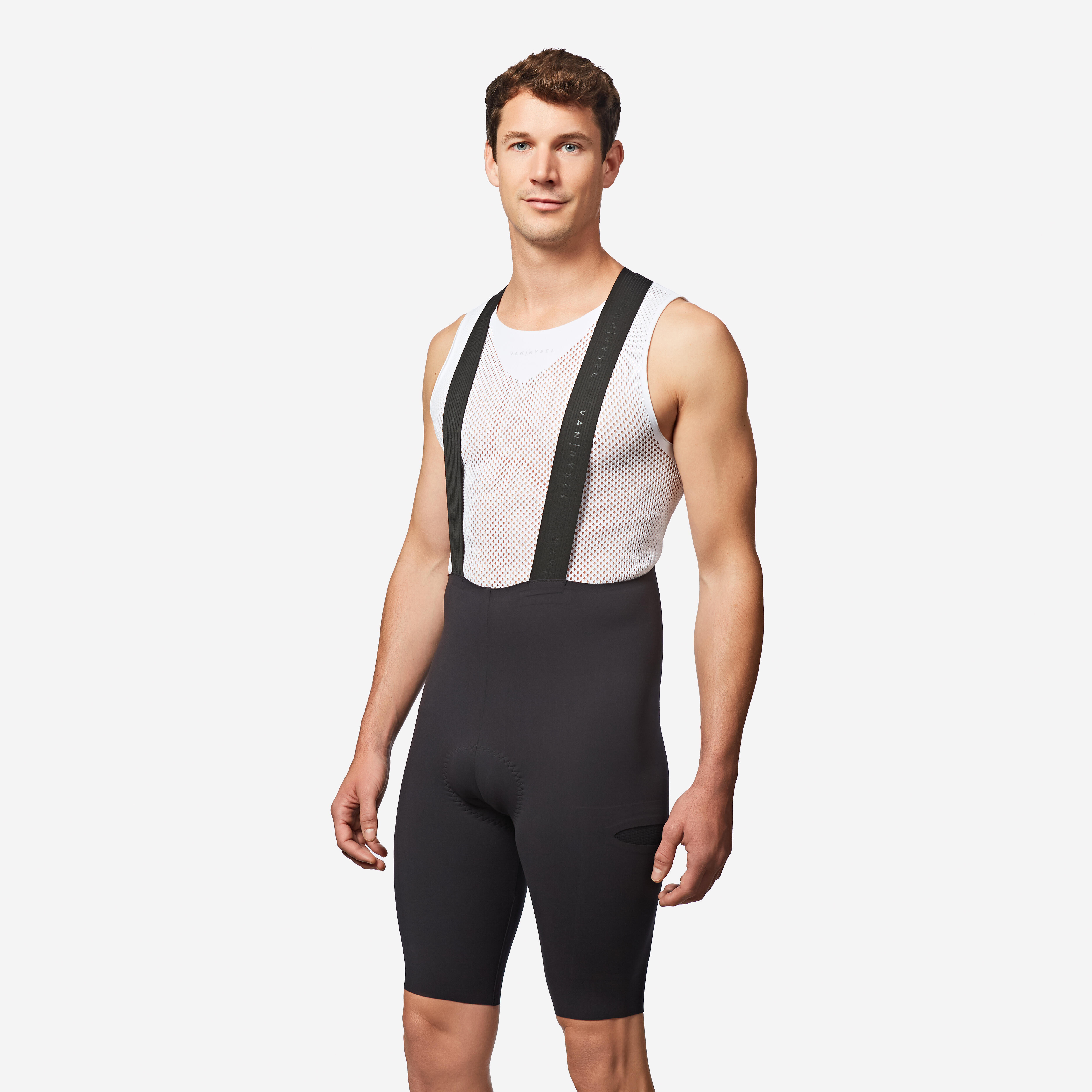 Vīriešu vasaras šosejas riteņbraukšanas šorti “EDR Ultra”, melni ...