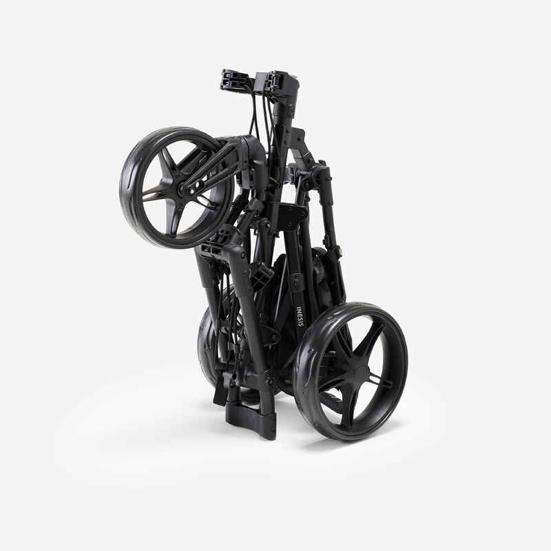 3-wheel golf trolley Inesis 900 360° black - Decathlon