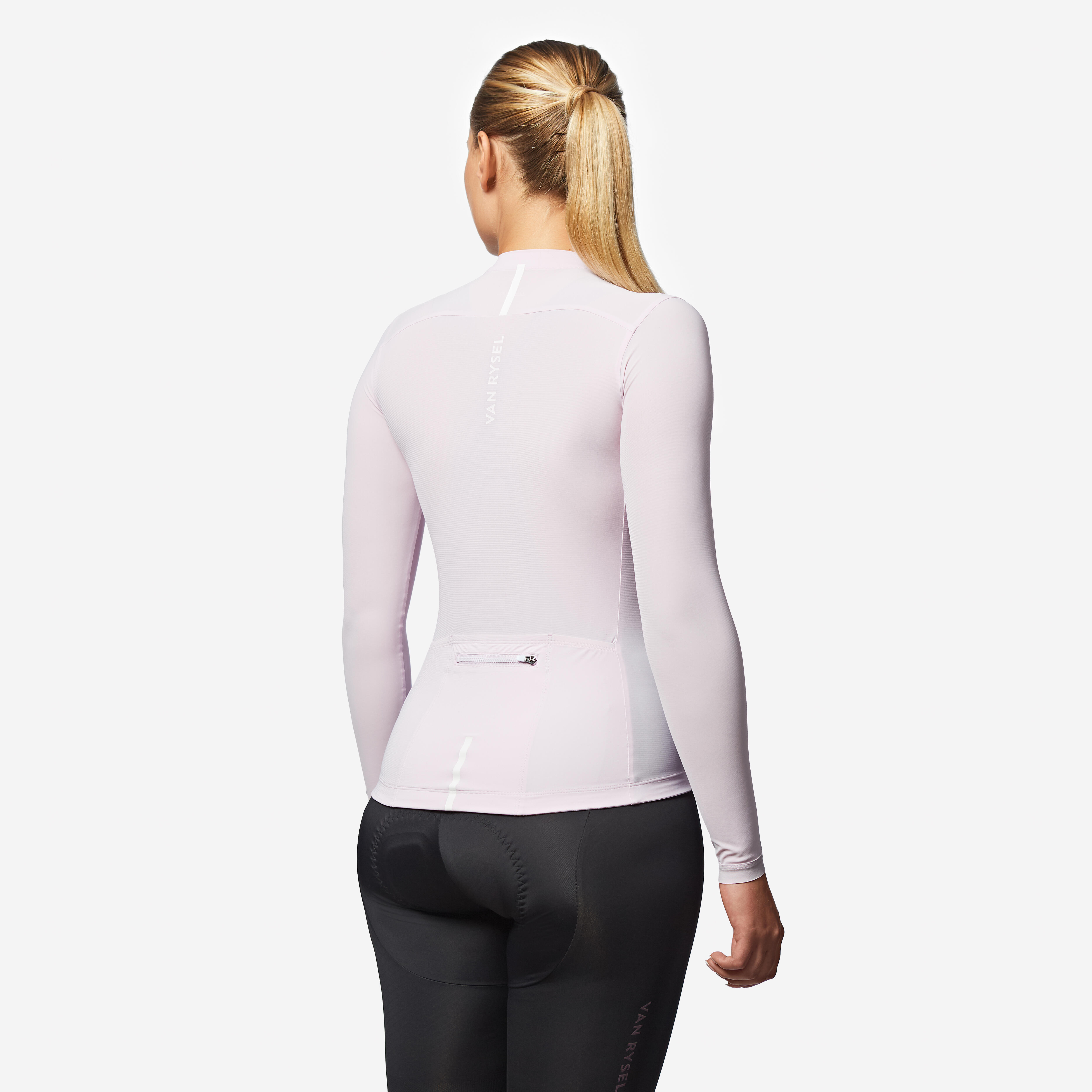 Men's long-sleeved UVP RCR 2 road cycling jersey - Purple - Decathlon