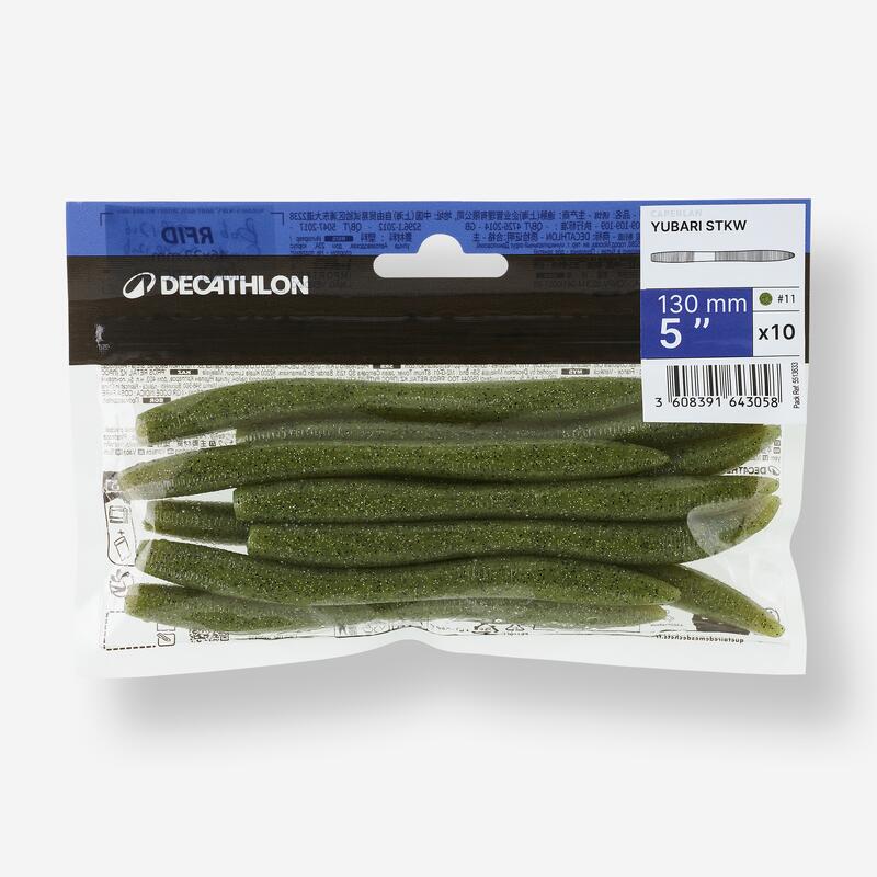 LEURRE SOUPLE BLACK BASS YUBARI STICK BAIT WORM JUNEBUG - par 10 ...