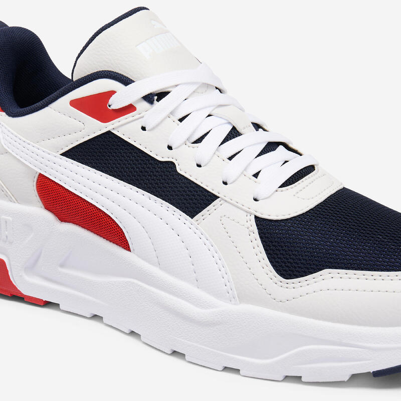 Baskets de marche Homme, Trinity Lite, blanc et rouge PUMA | Decathlon