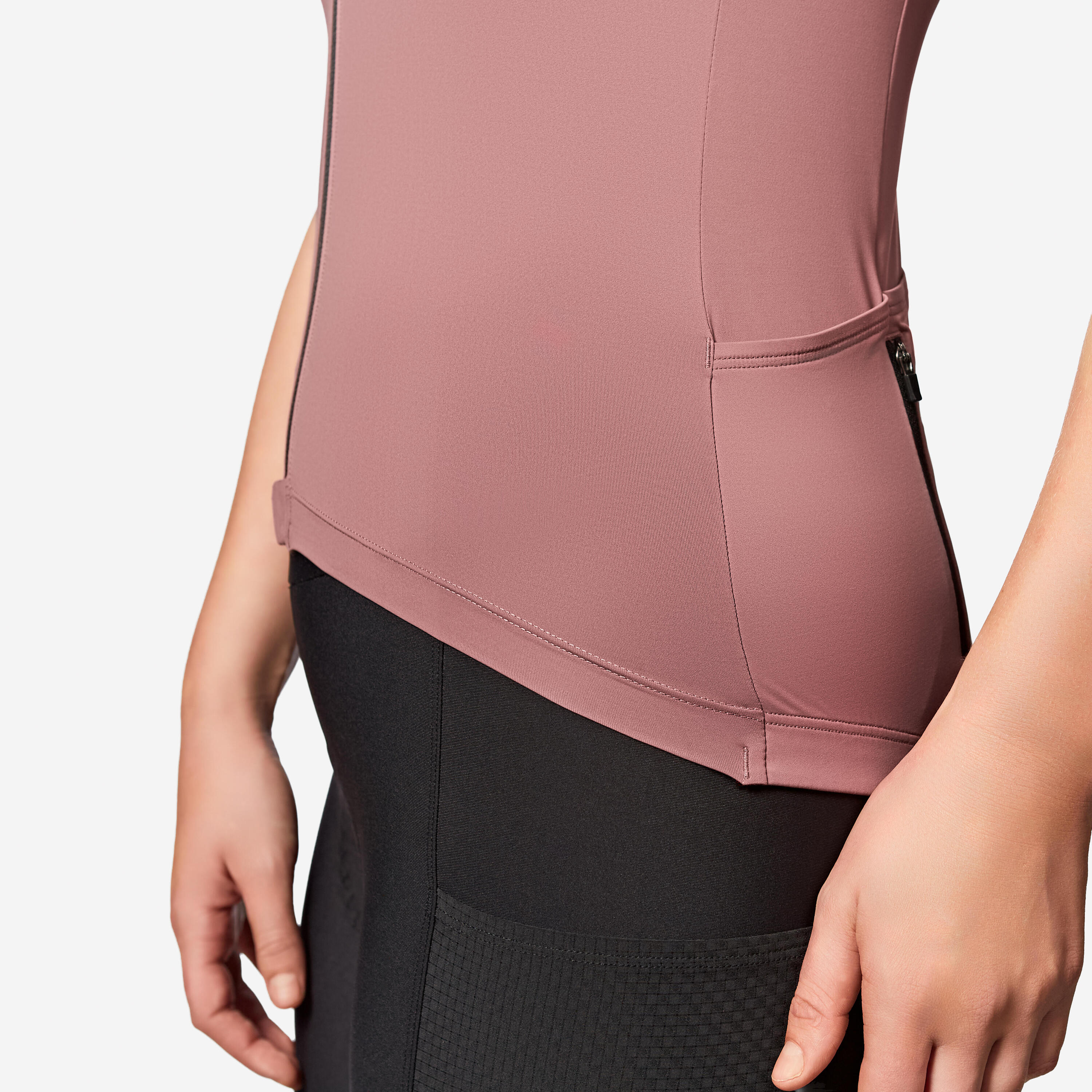 Maillot Ciclismo Carretera EDR 2 Mujer Rosa Manga Corta Verano Ajustado ...