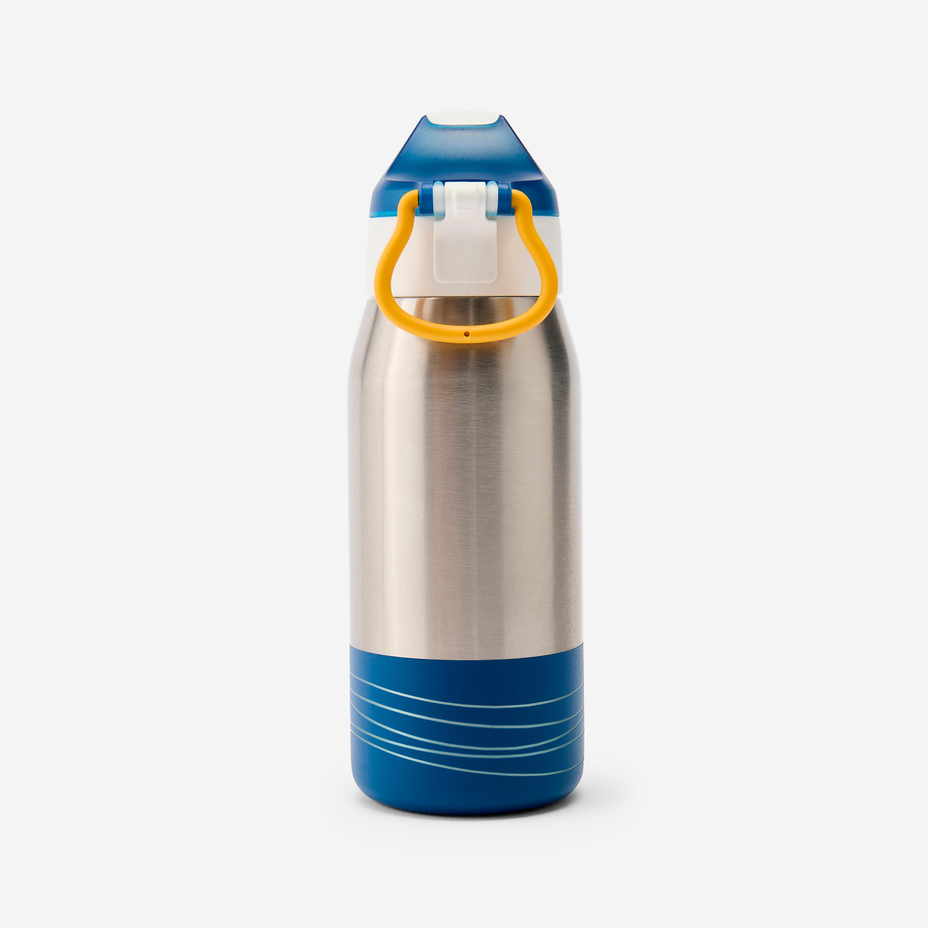 Kids' 3-6 Years 350 ml Stainless Steel Bike Bottle - Blue - Decathlon