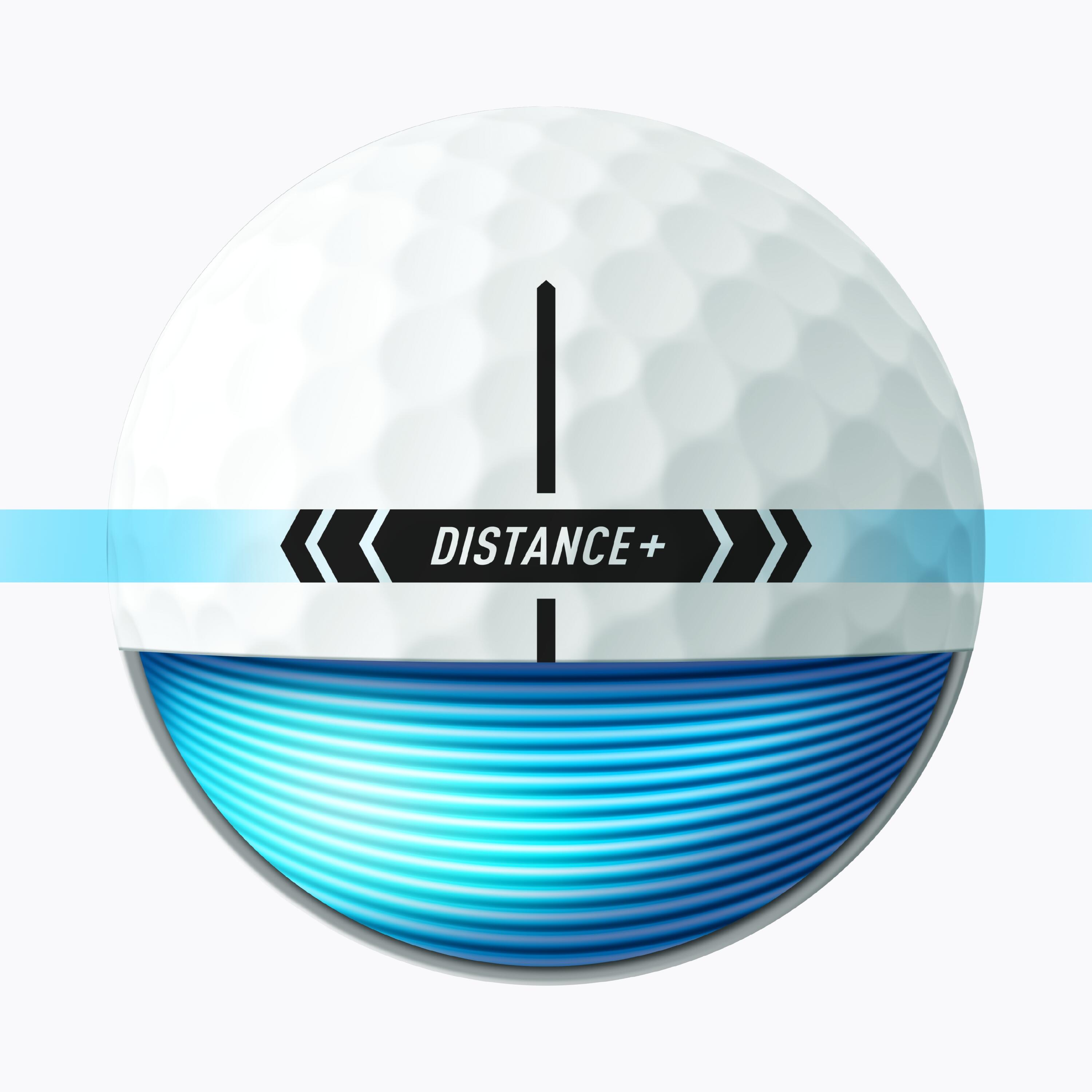 Loptice za golf TaylorMade Distance+ 12 komada - Decathlon