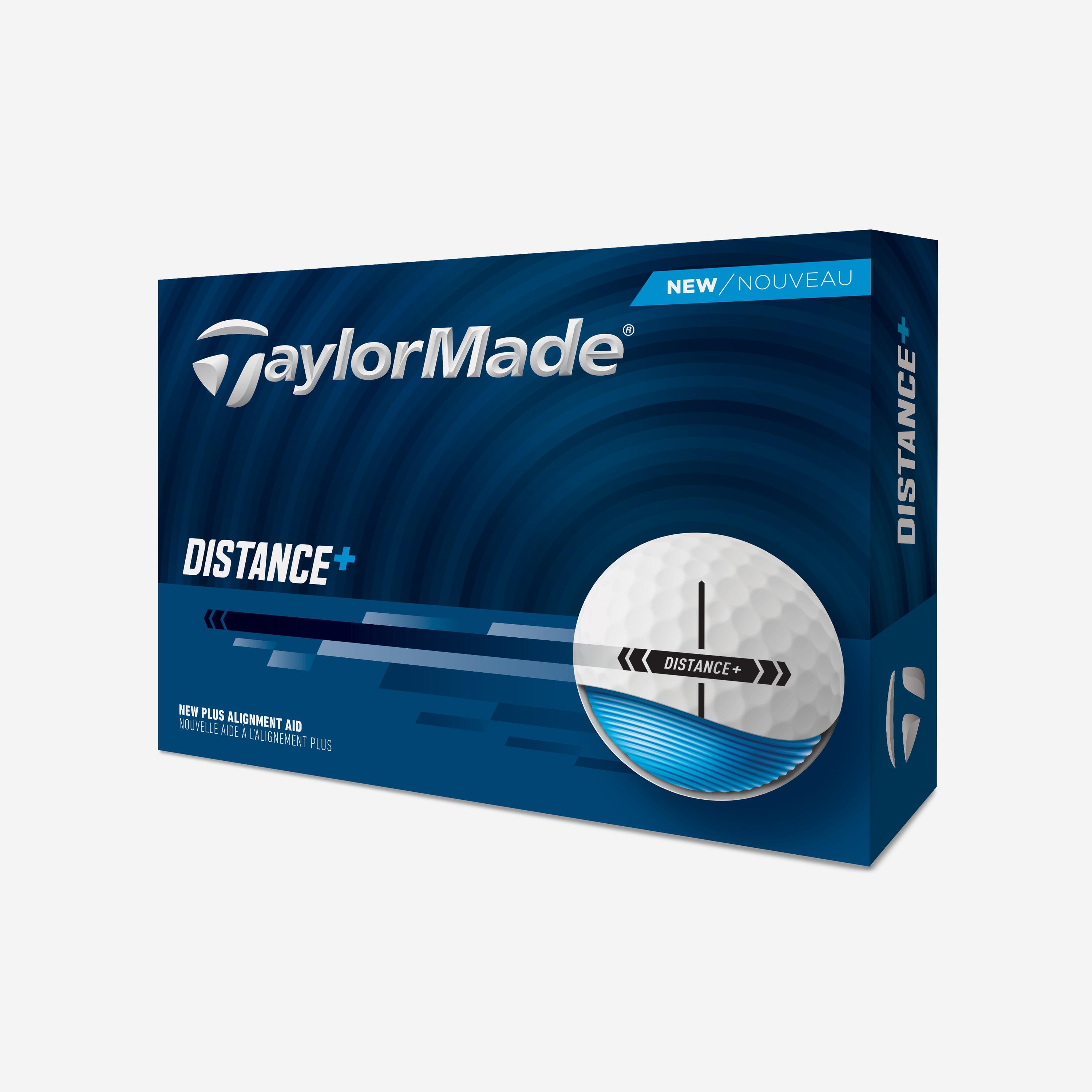 Loptice za golf TaylorMade Distance+ 12 komada - Decathlon