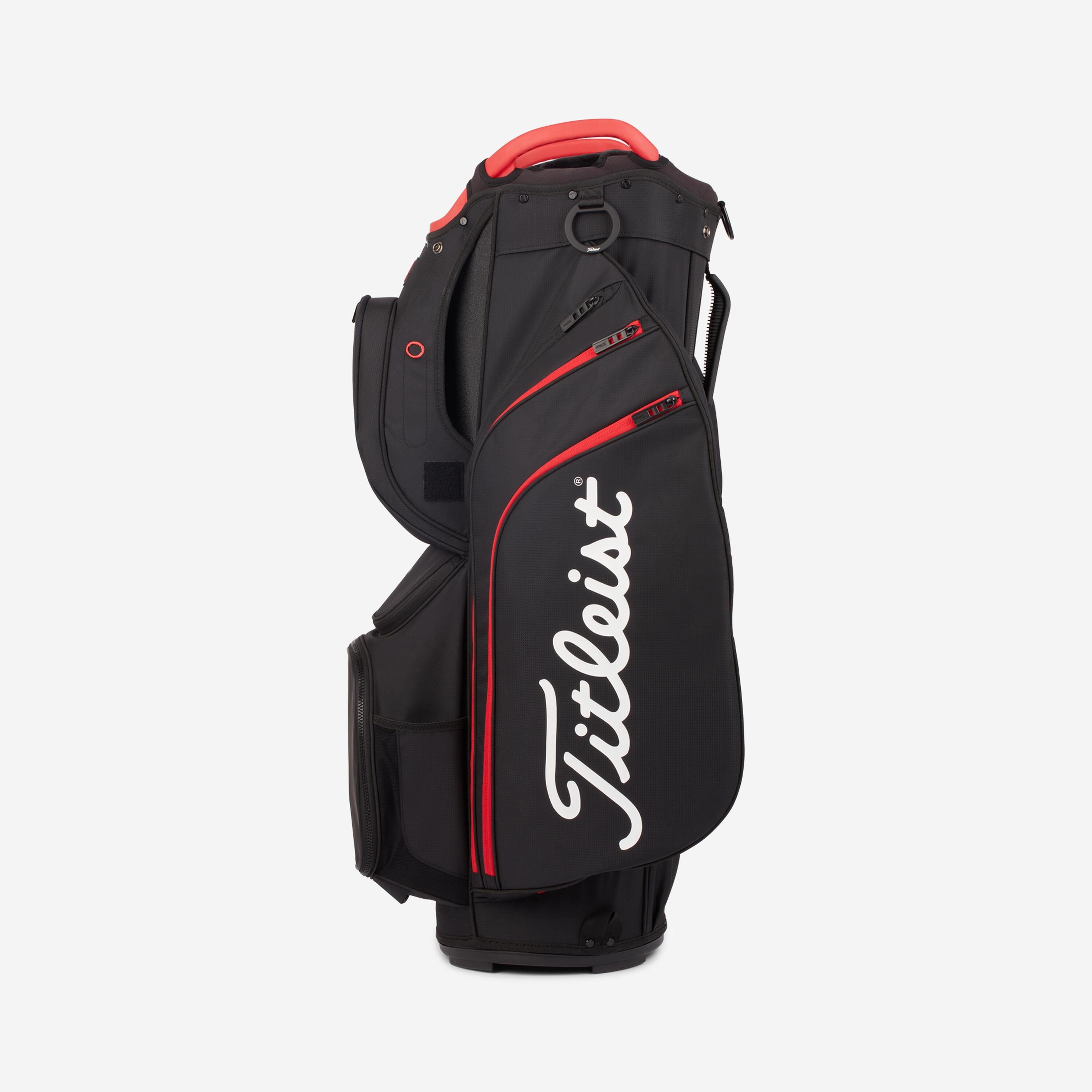 Titleist Stadry Cart 14 golfový bag na vozík čierno-červený - Decathlon