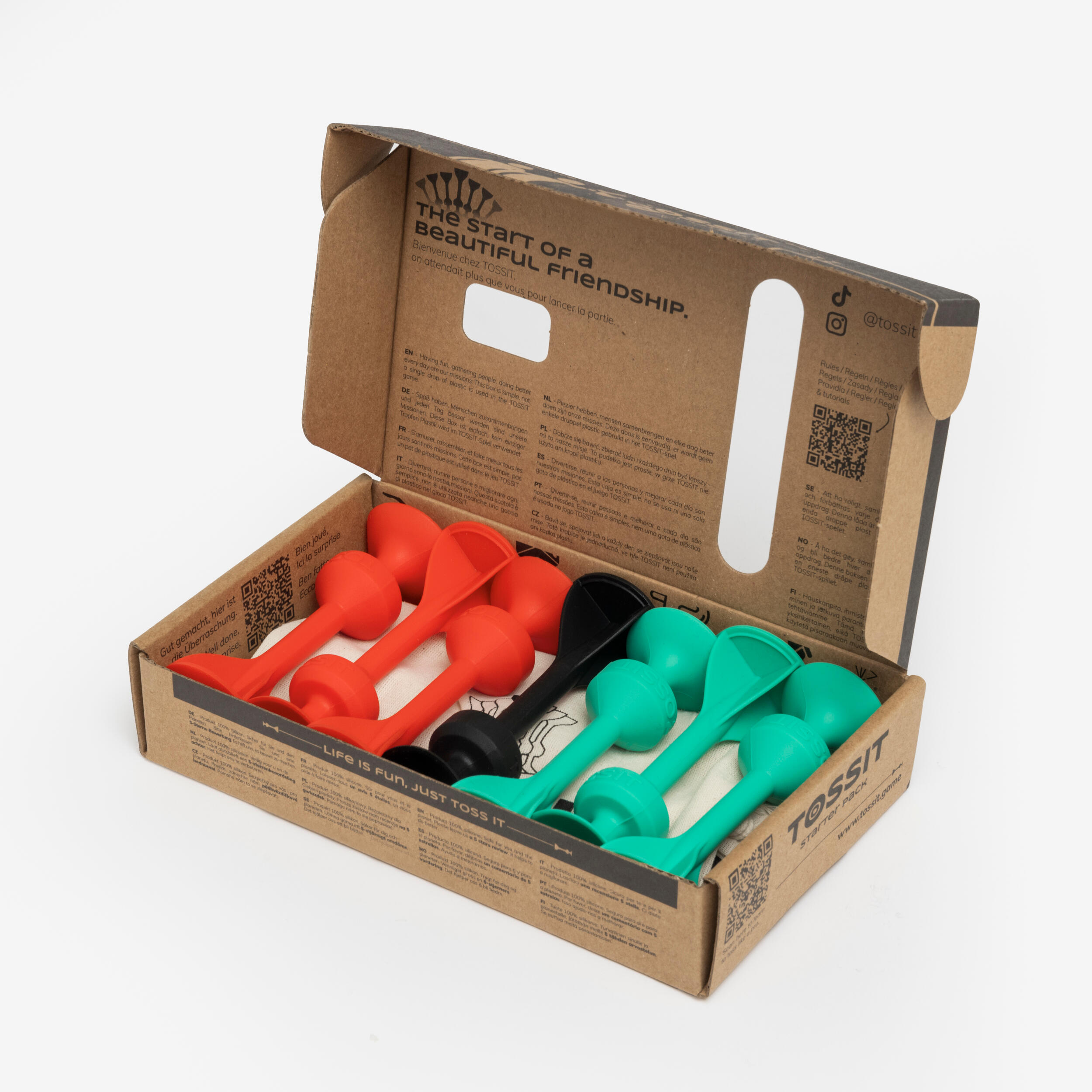 Original Tossit Game - Cyan Red - Decathlon