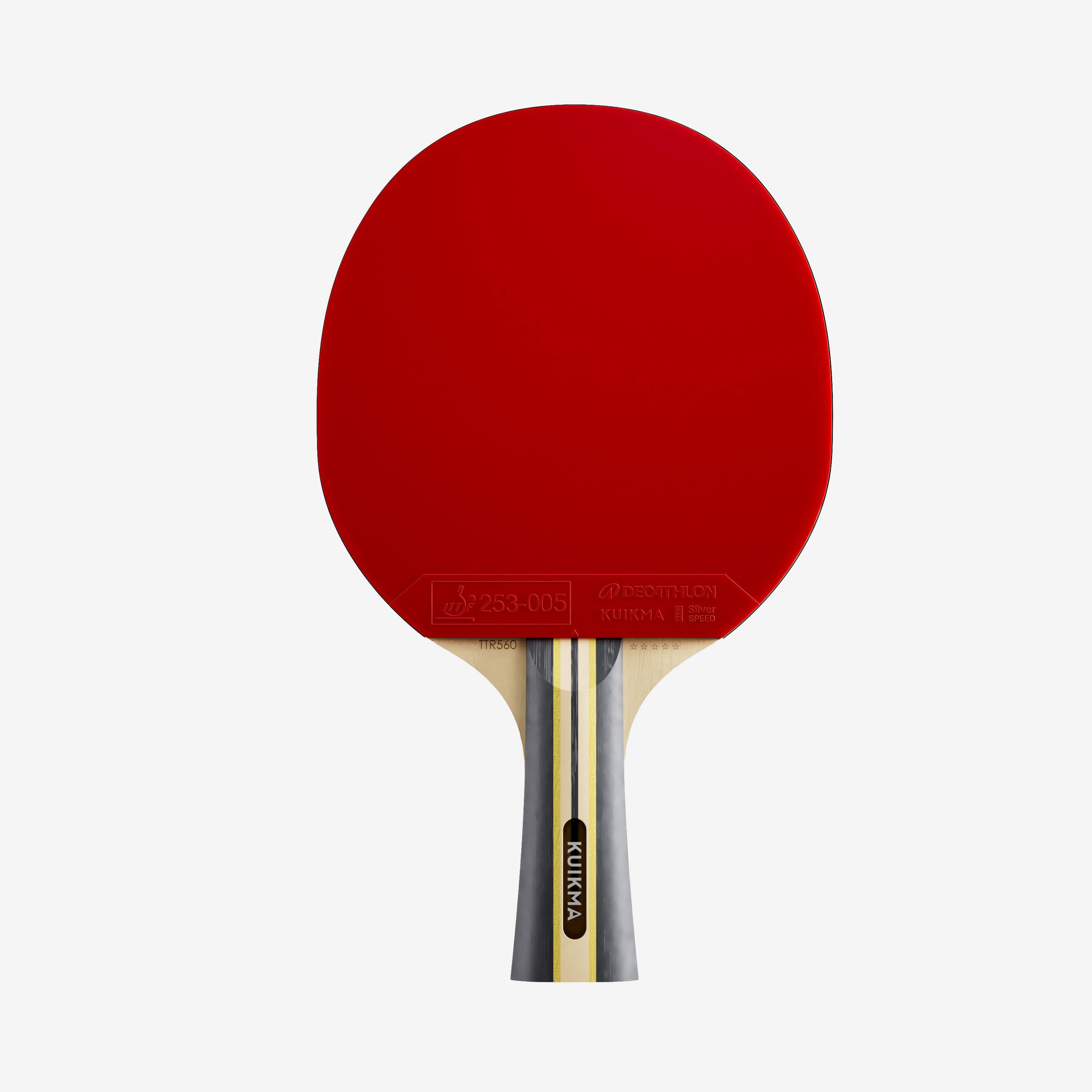 Table Tennis Paddle Speed Carbon 5* - TTR 560 ITTF Club - Kuikma ...