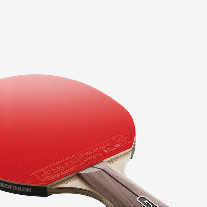 Revêtement raquette de tennis de table TTRB Pro Forest Red ITTF KUIKMA ...