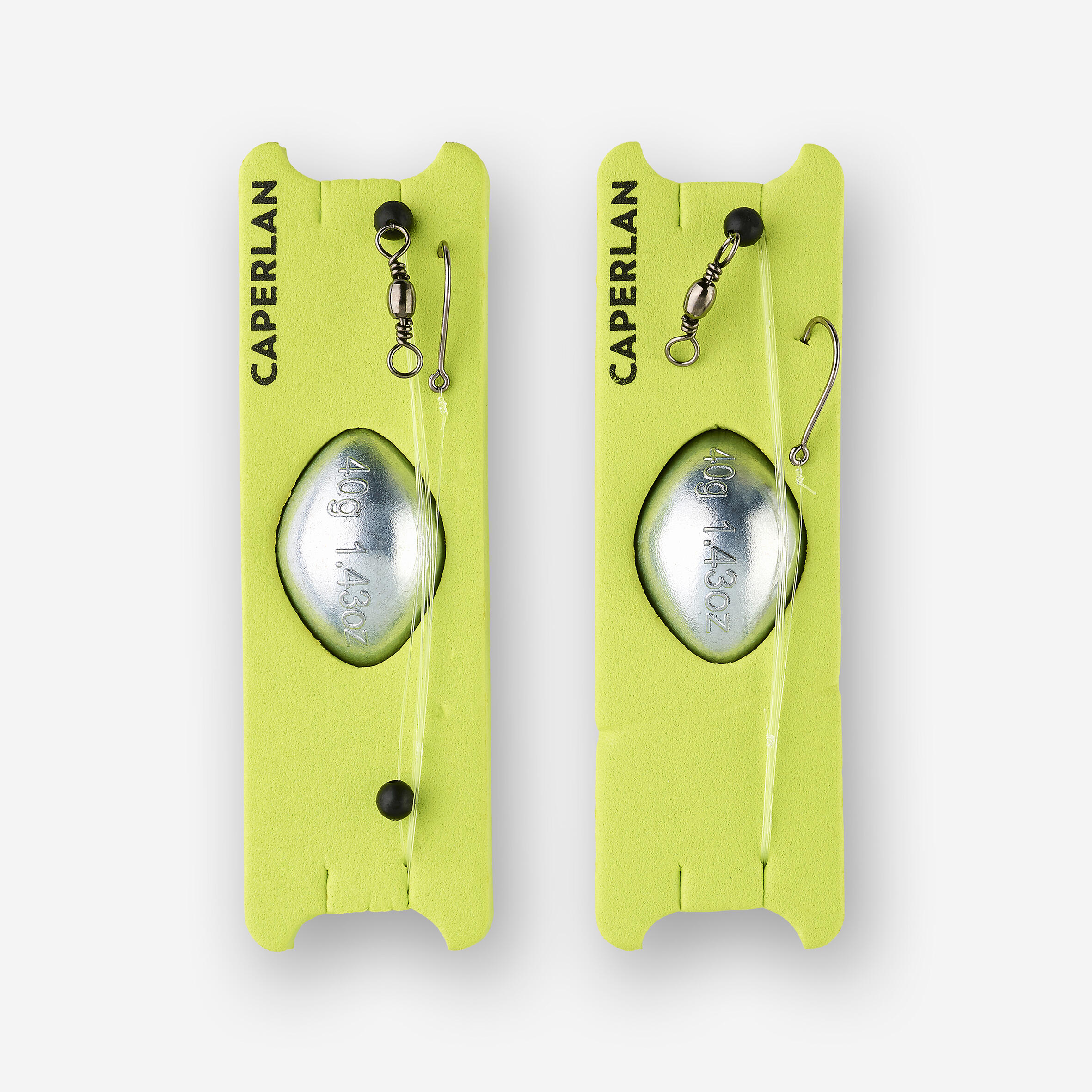 SEA FISHING SLIDING HEAVY SINKER RIG N°4 x2 - Decathlon