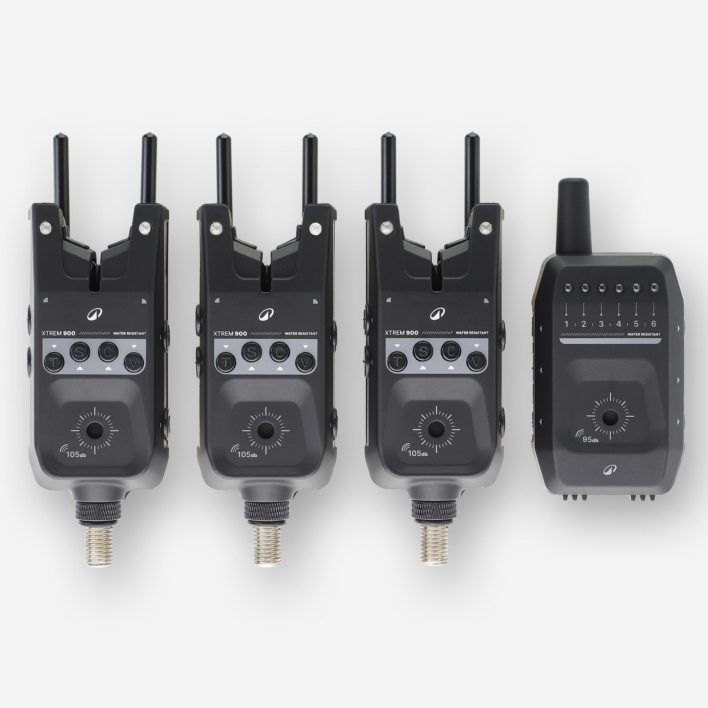 Carp fishing box 3 bite sensors + control unit Xtrem 900 - Decathlon